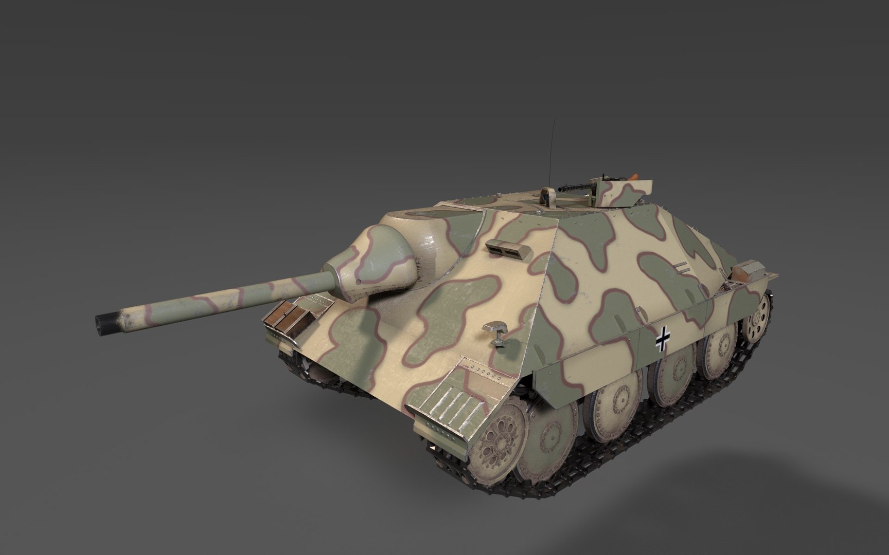 Jagdpanzer 38t Hetzer with 2 camo variants 3D - TurboSquid 2170291