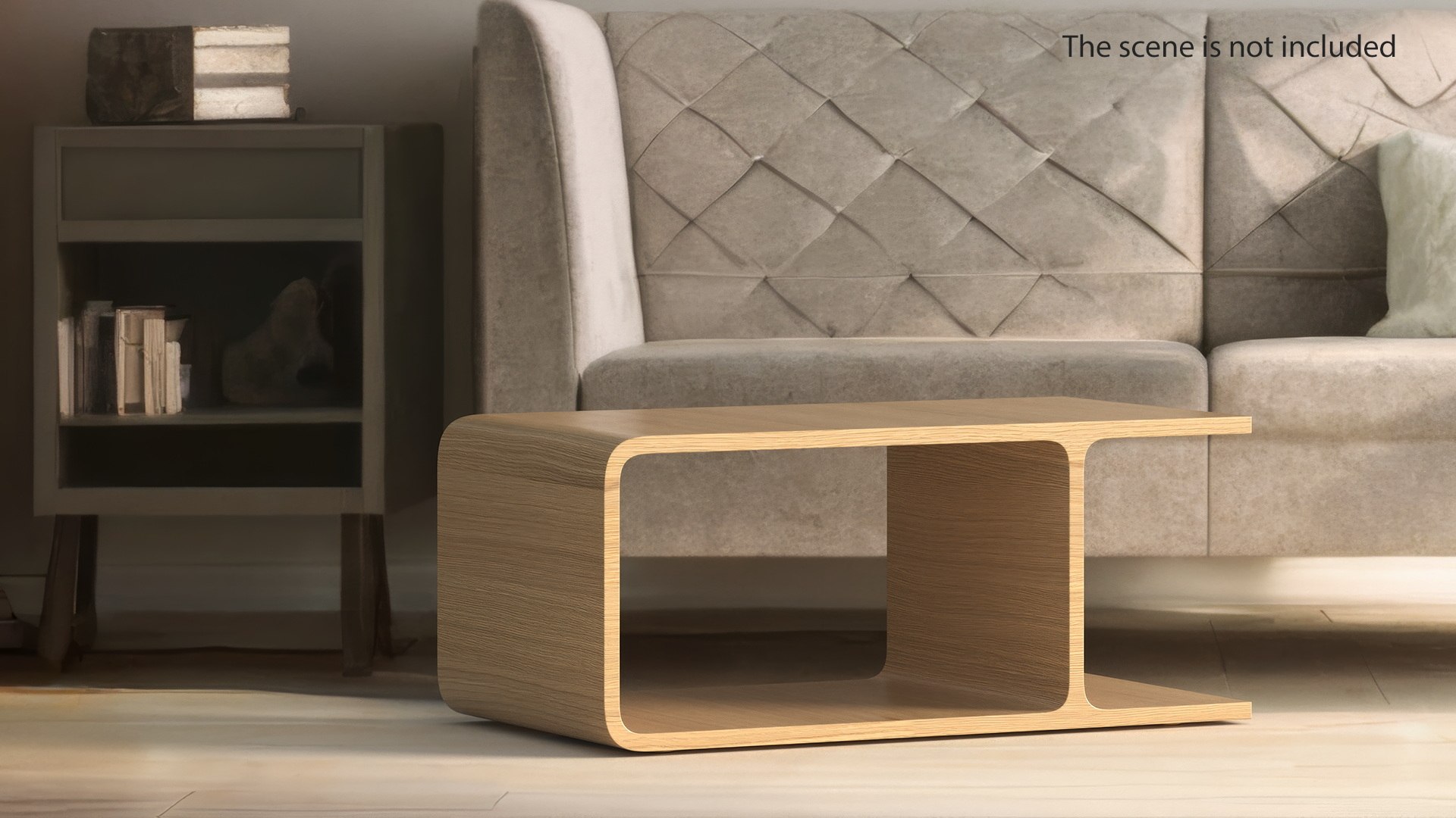 Contemporary Bedside Table Model - TurboSquid 2237123
