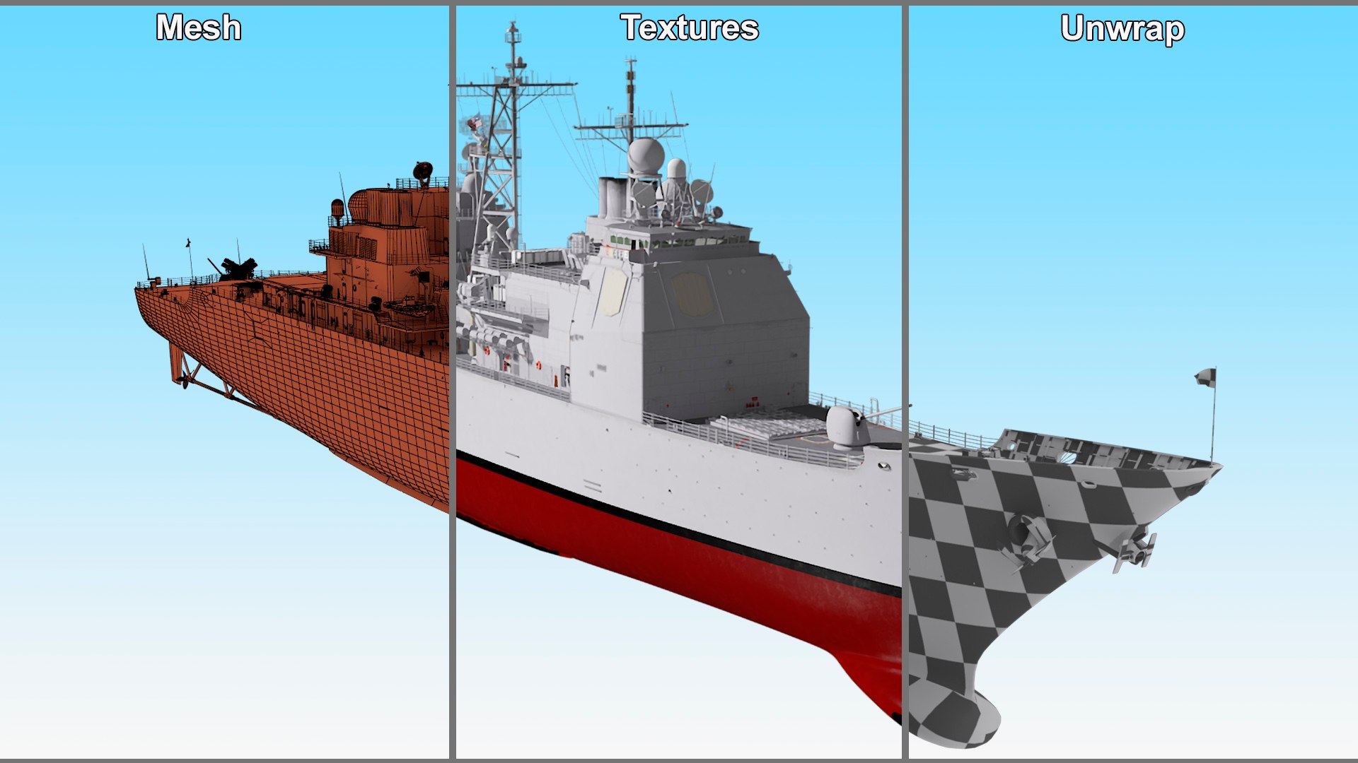 3D Model Guided Missile Cruiser Shiloh CG-67 - TurboSquid 2349843