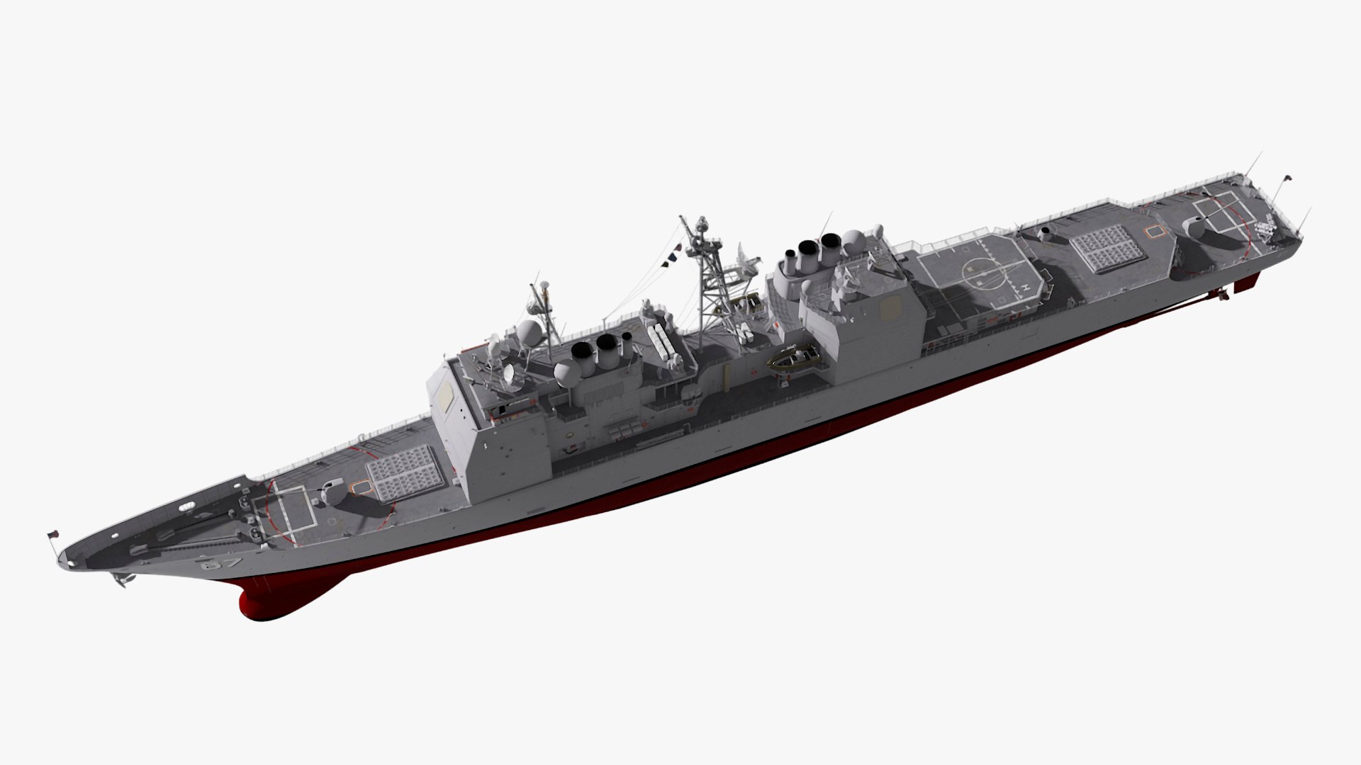 3D Model Guided Missile Cruiser Shiloh CG-67 - TurboSquid 2349843