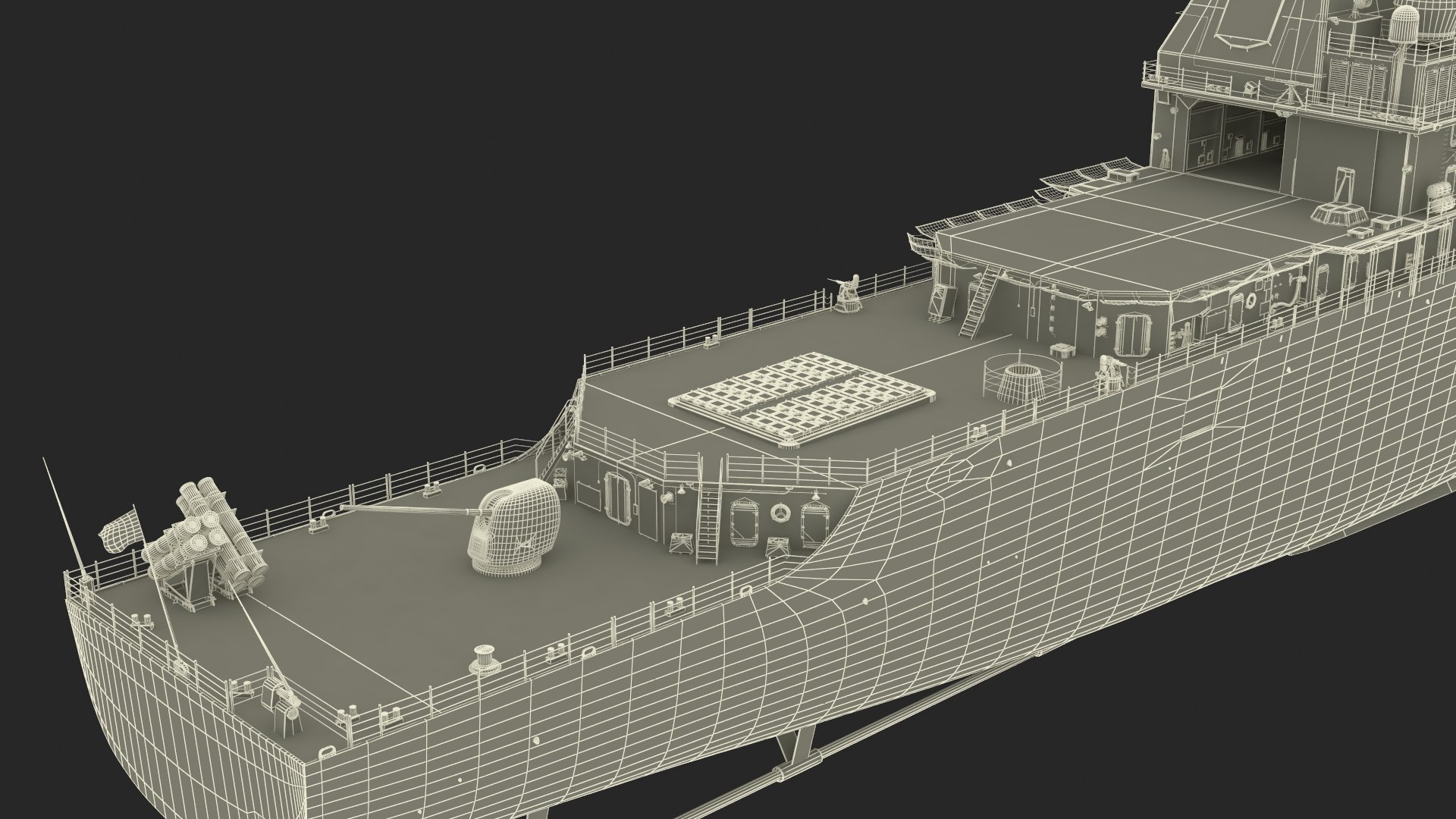 3D Model Guided Missile Cruiser Shiloh CG-67 - TurboSquid 2349843