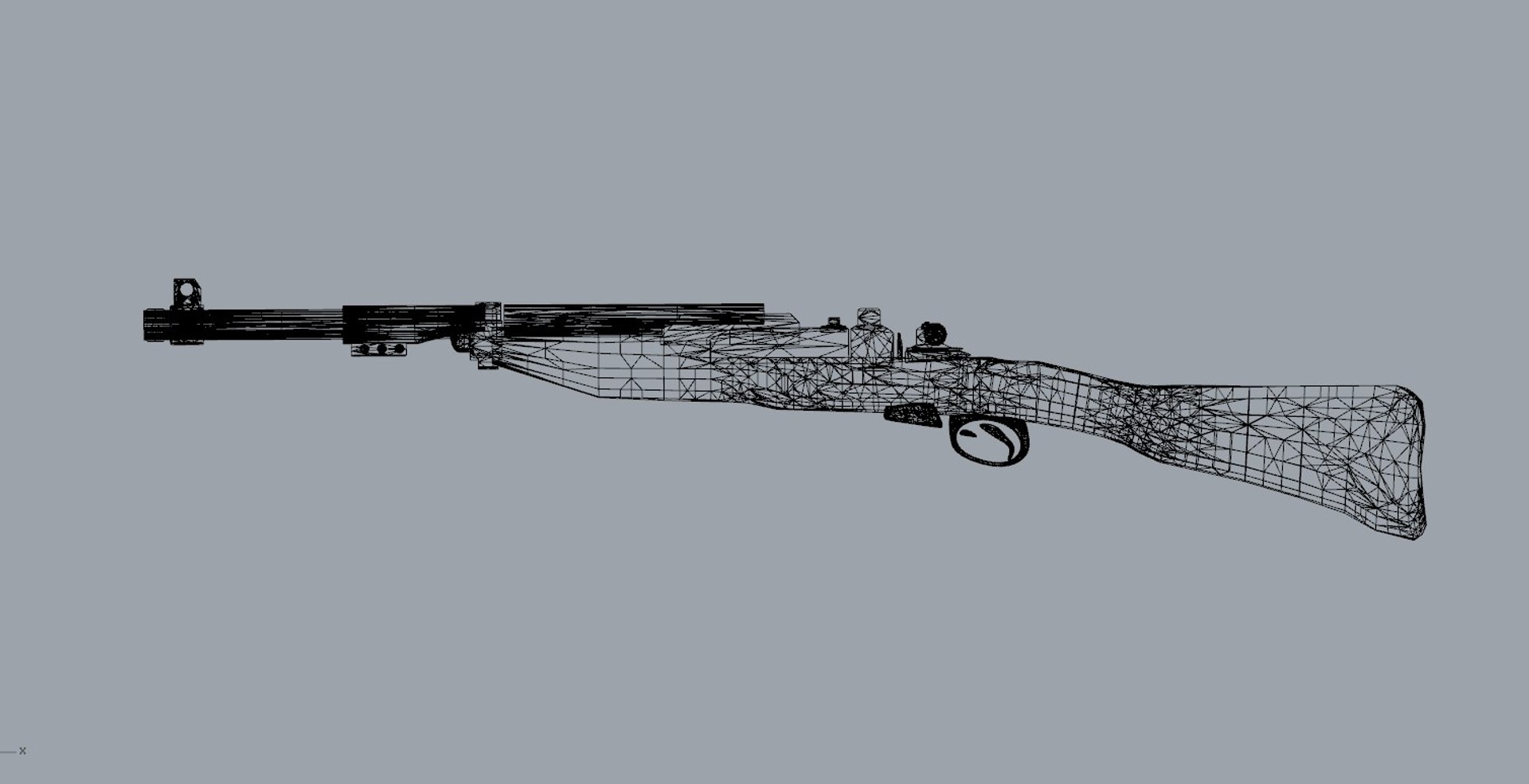 3D Old Gun Model - TurboSquid 1479365