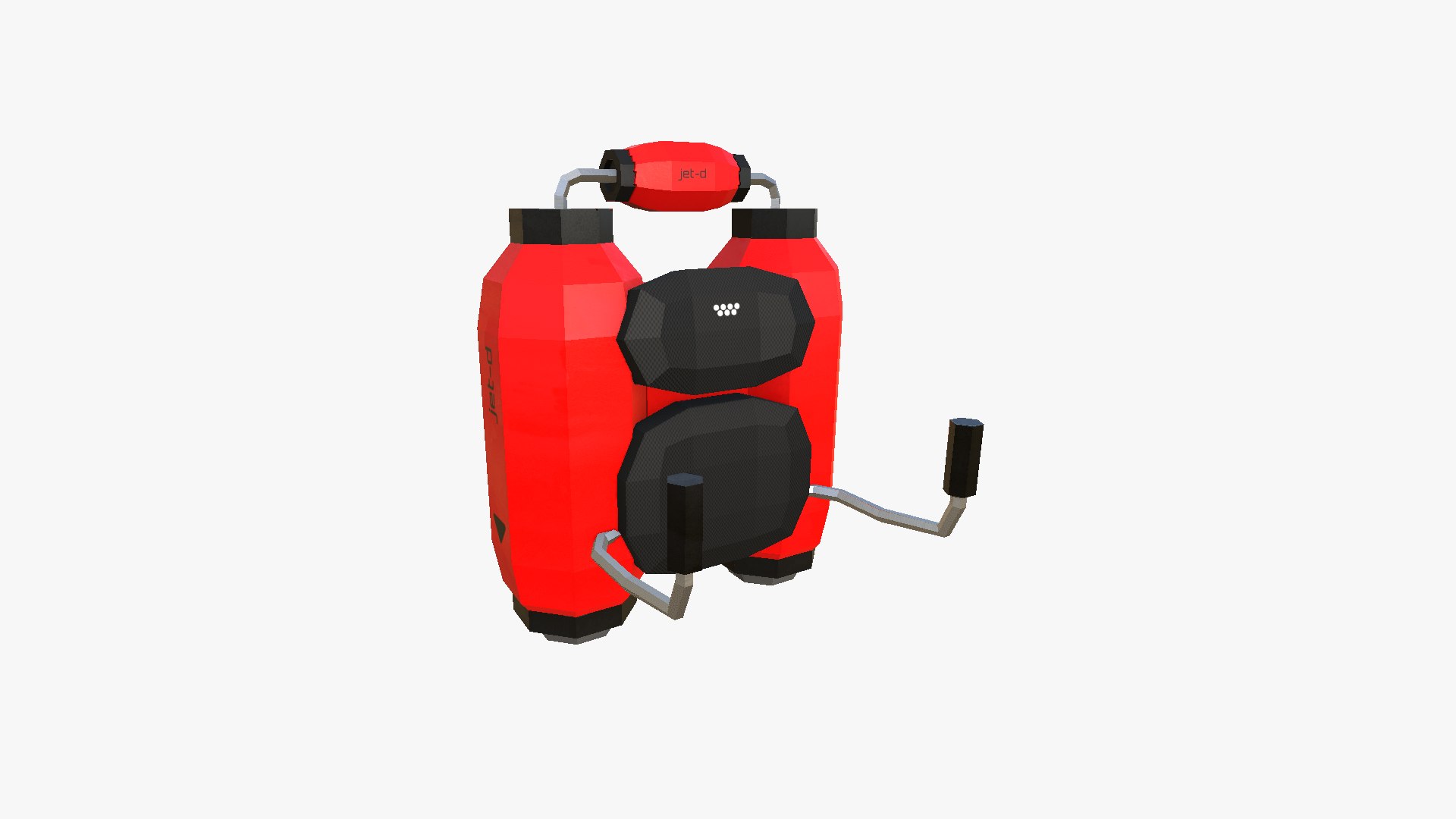 3D Jetpack Low Poly D02 - SciFi Character Design - TurboSquid 2255366