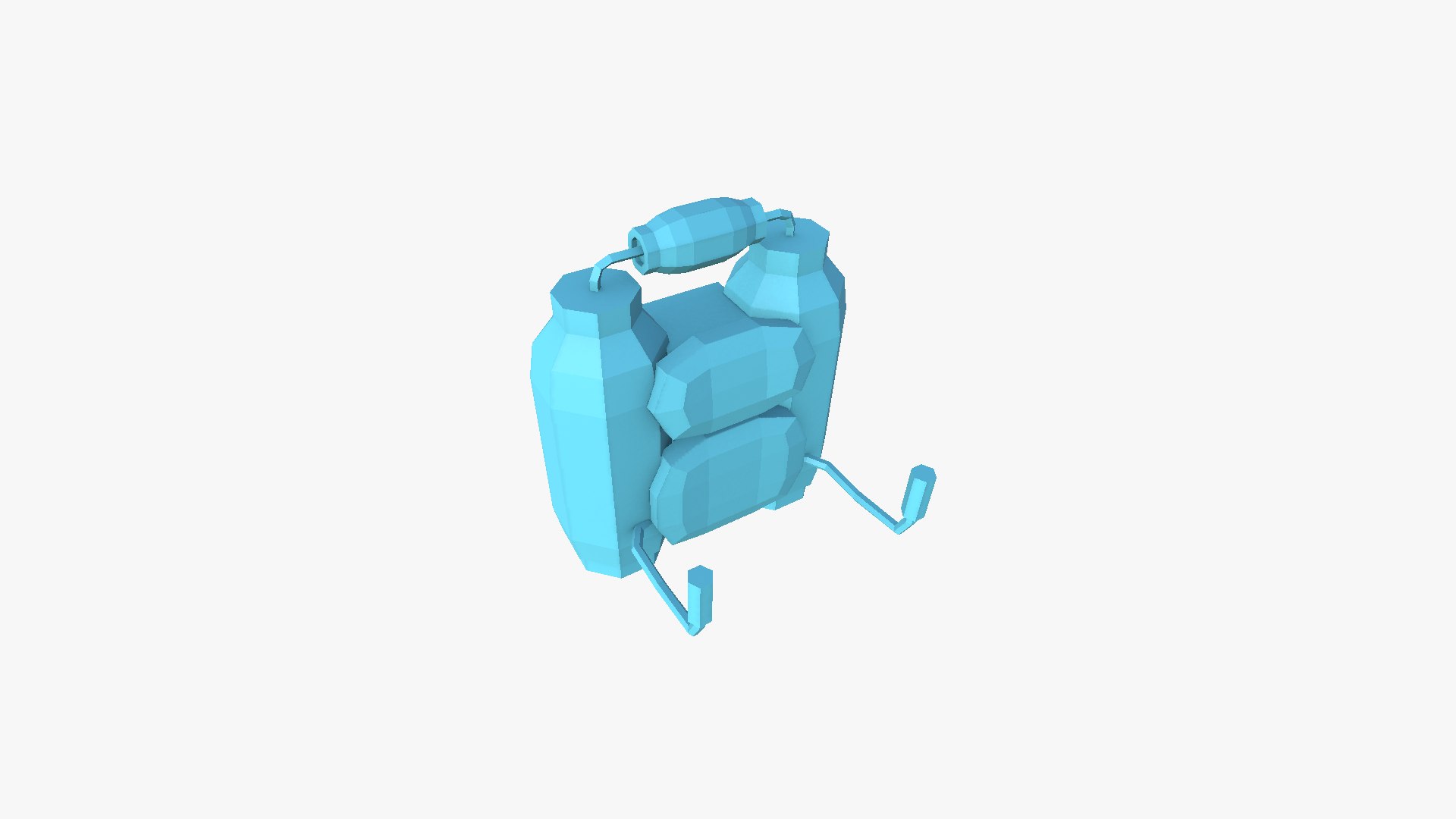 3D Jetpack Low Poly D02 - SciFi Character Design - TurboSquid 2255366