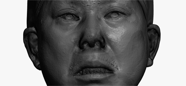 Mei Human Head Jaw Thrust AU29 RAW Scan 3D model - TurboSquid 1740164