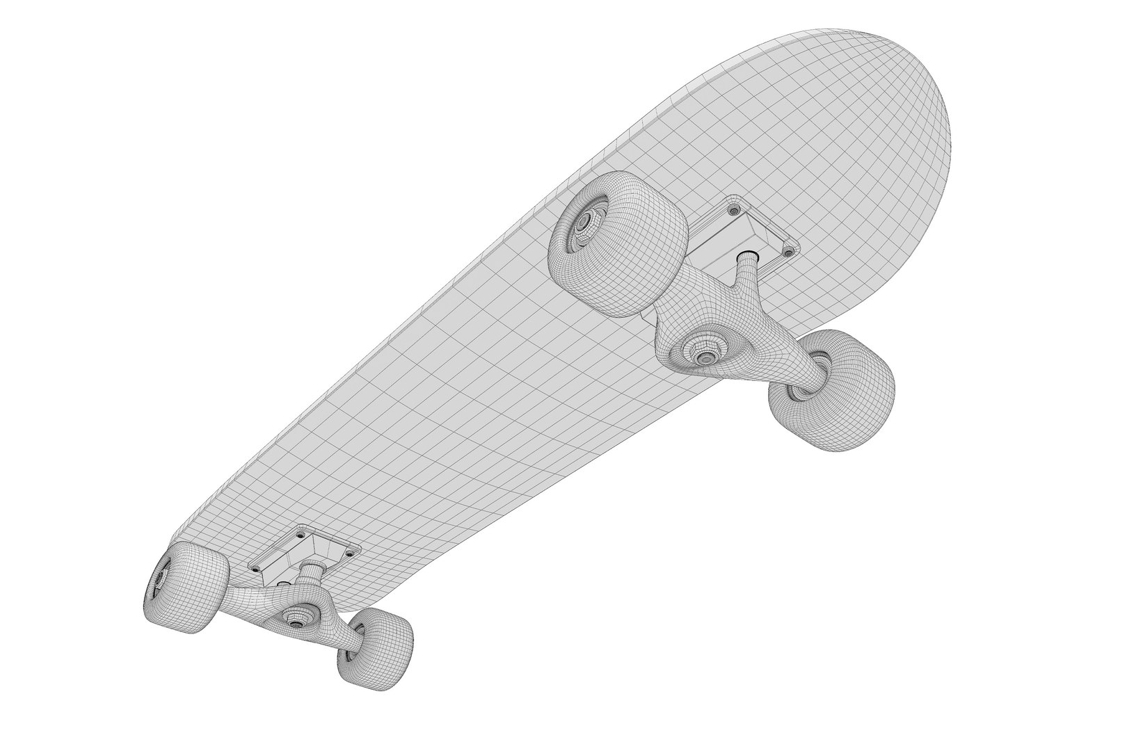 Realistic Skateboard Model - TurboSquid 2242248
