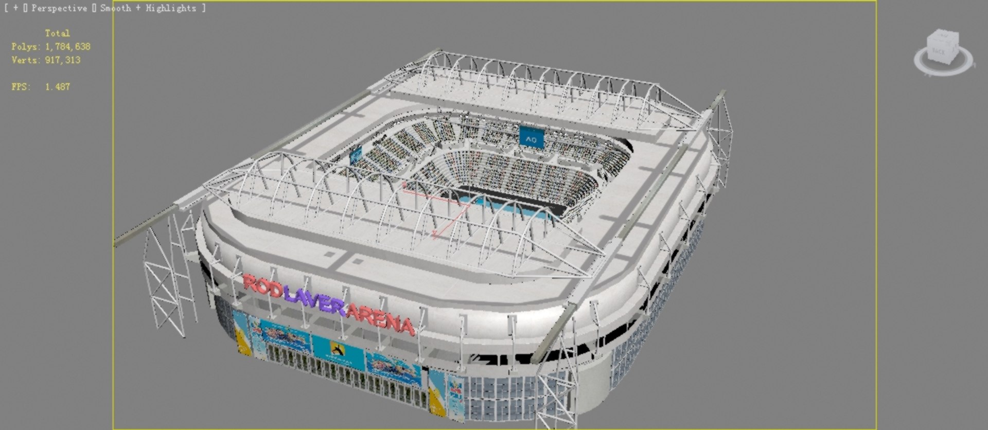 Rod Laver Arena Exterior And Interior 3D Model - TurboSquid 1829835