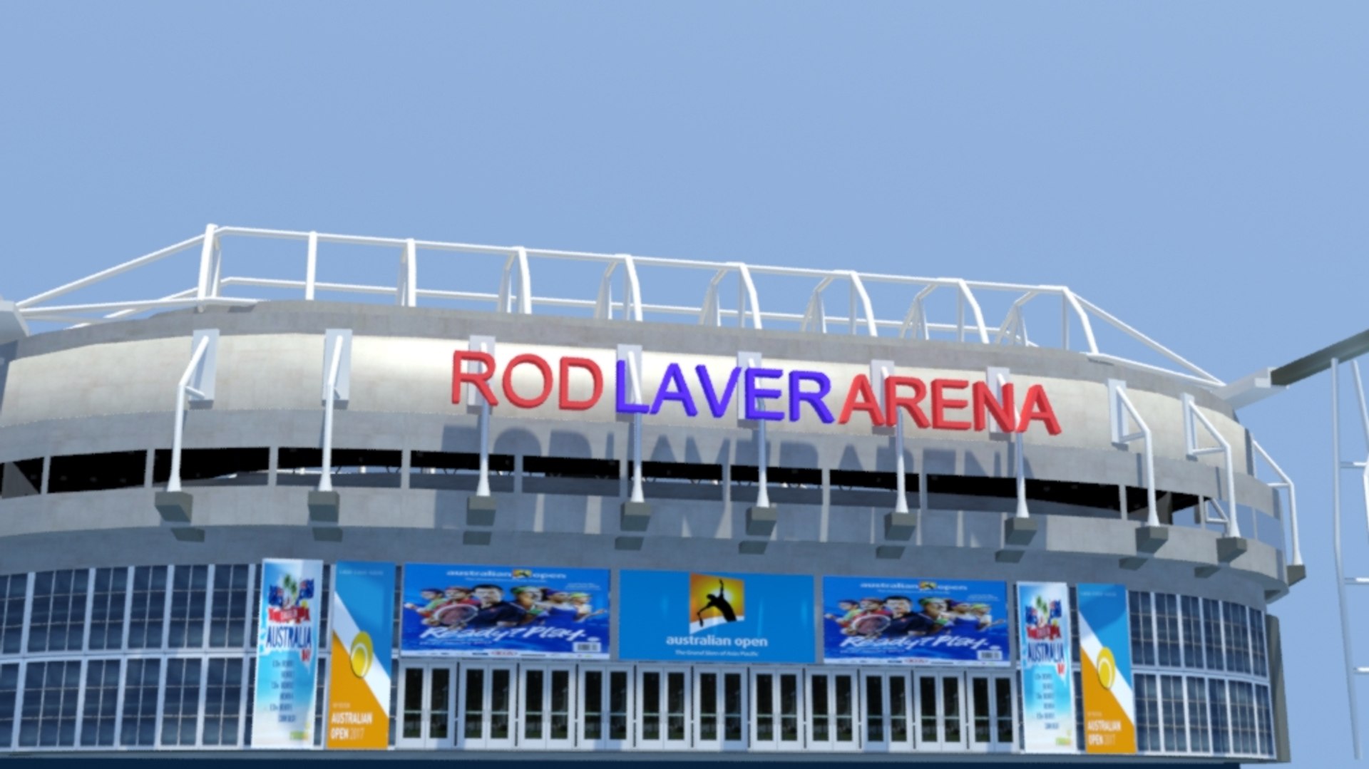 Rod Laver Arena Exterior And Interior 3D Model - TurboSquid 1829835