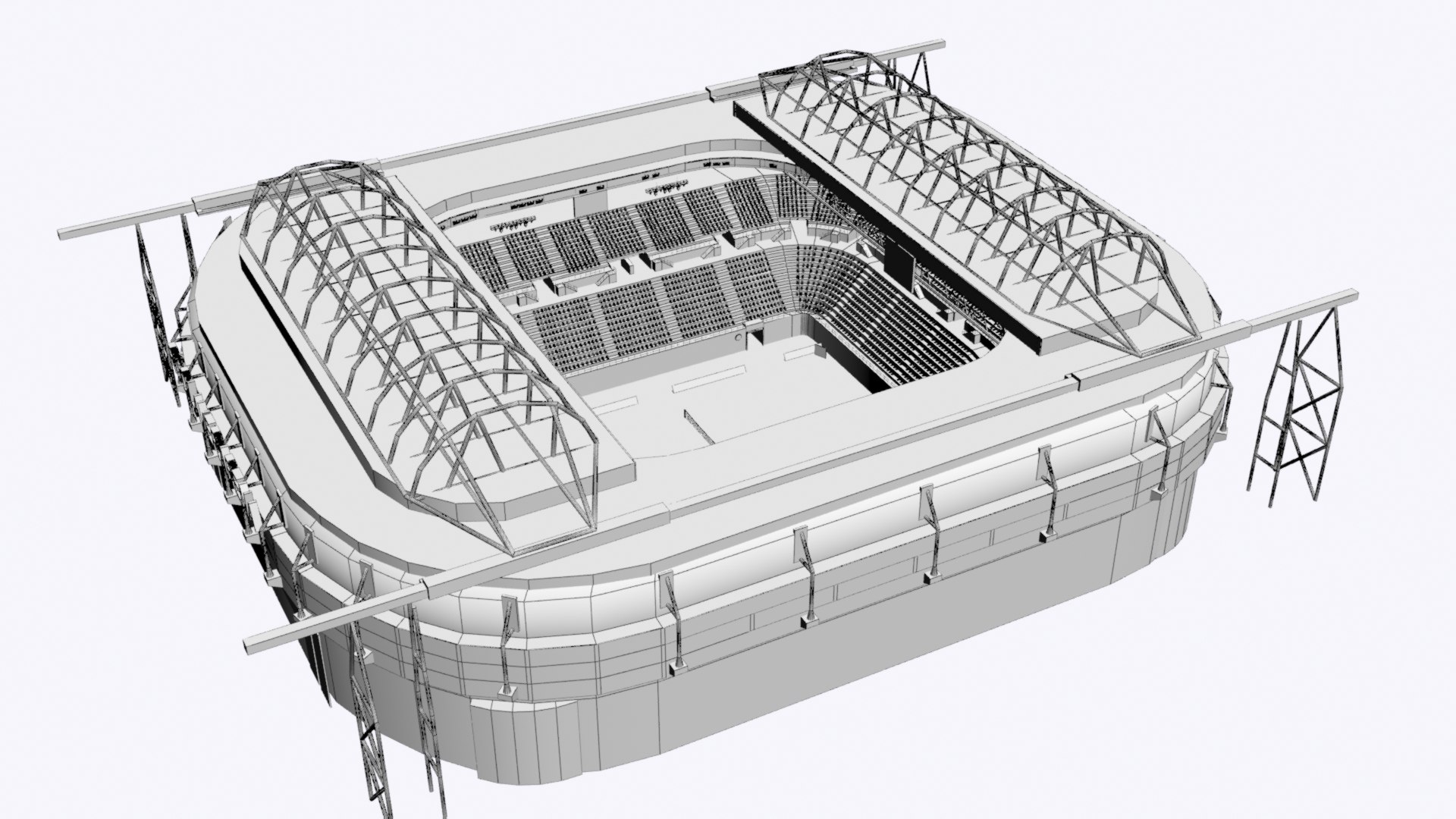 Rod Laver Arena Exterior And Interior 3D Model - TurboSquid 1829835