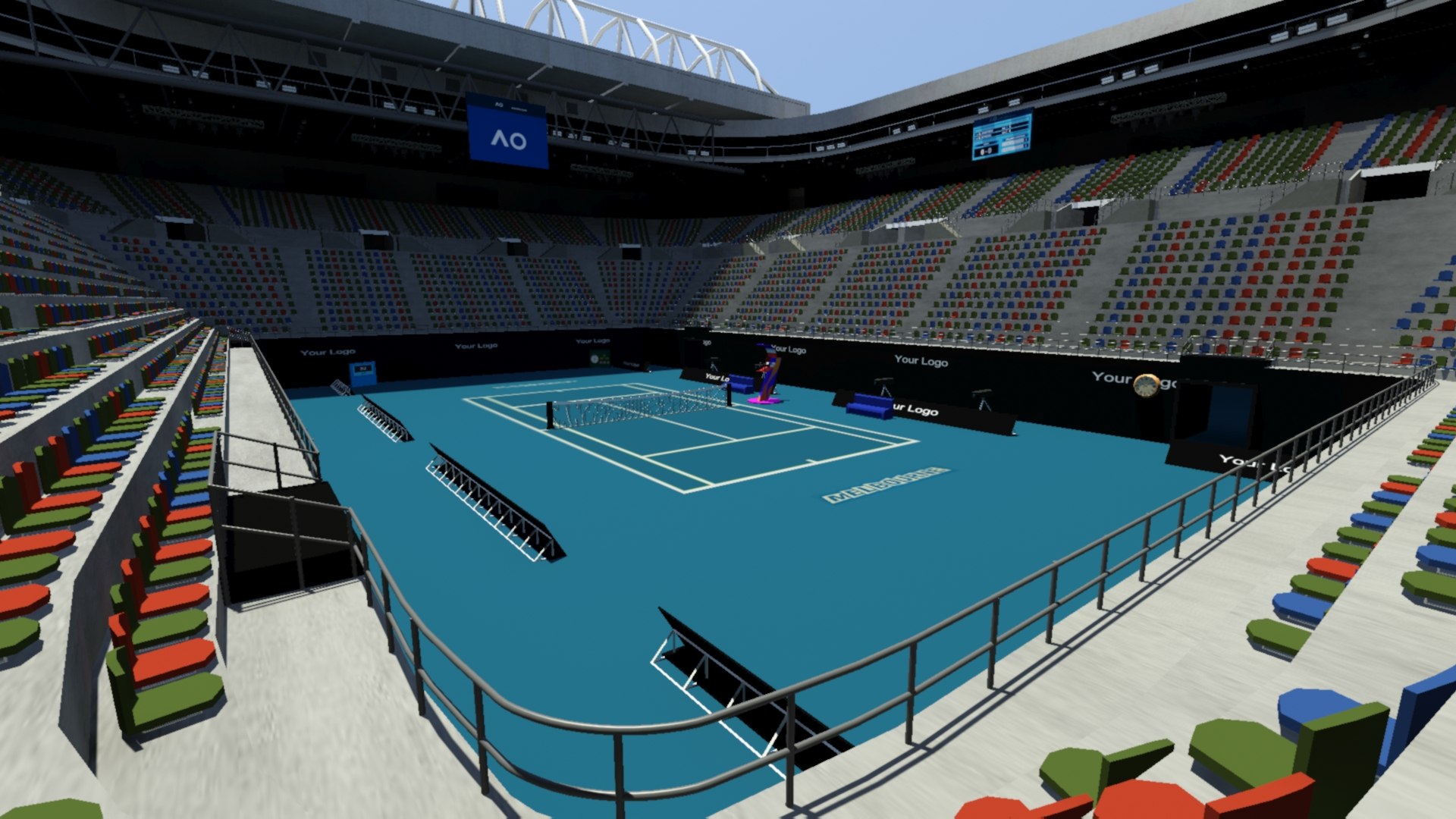Rod Laver Arena Exterior And Interior 3D Model - TurboSquid 1829835