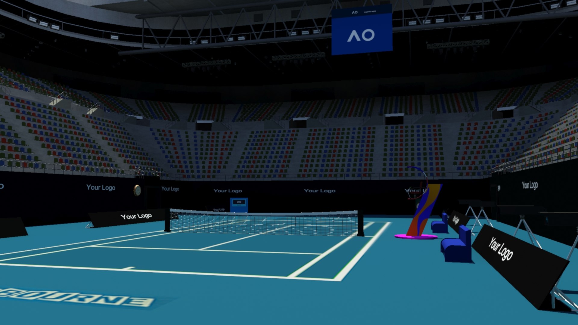 Rod Laver Arena Exterior And Interior 3D Model - TurboSquid 1829835