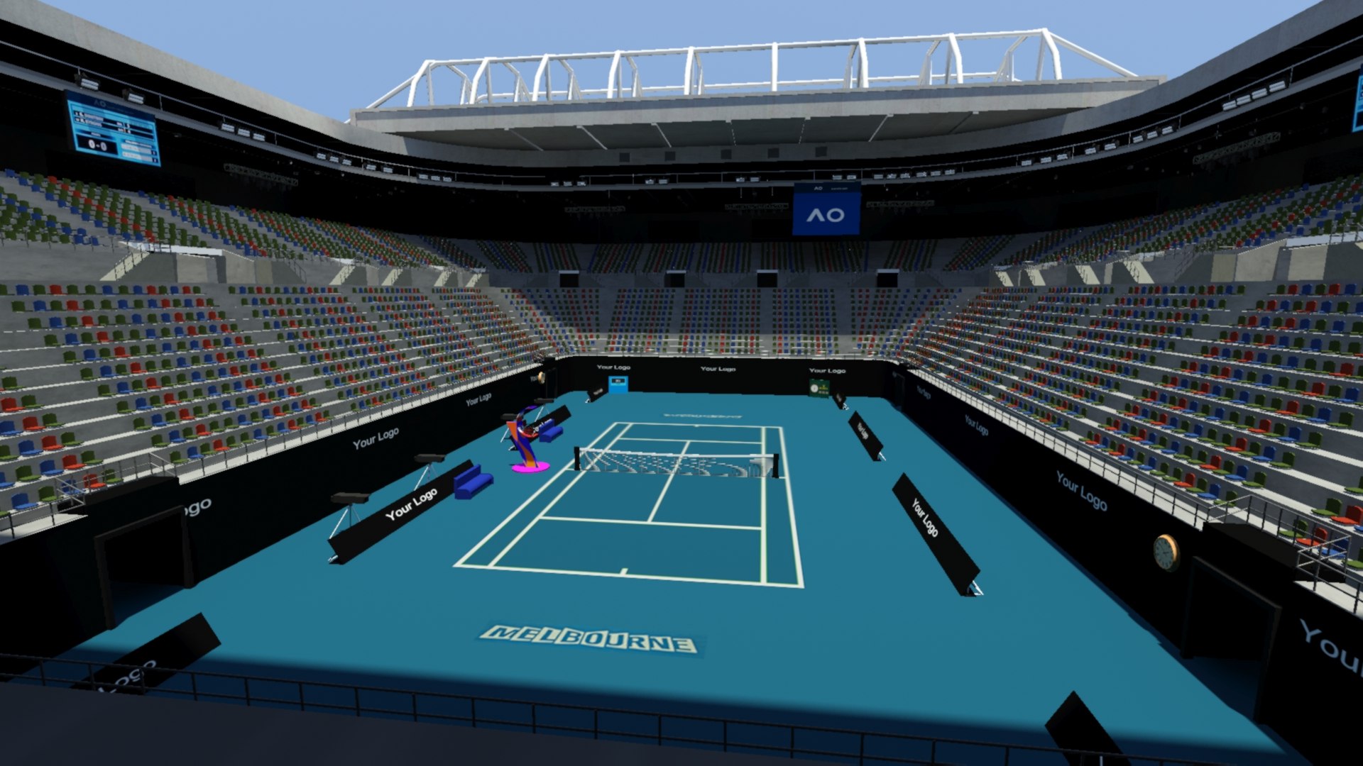 Rod Laver Arena Exterior And Interior 3D Model - TurboSquid 1829835