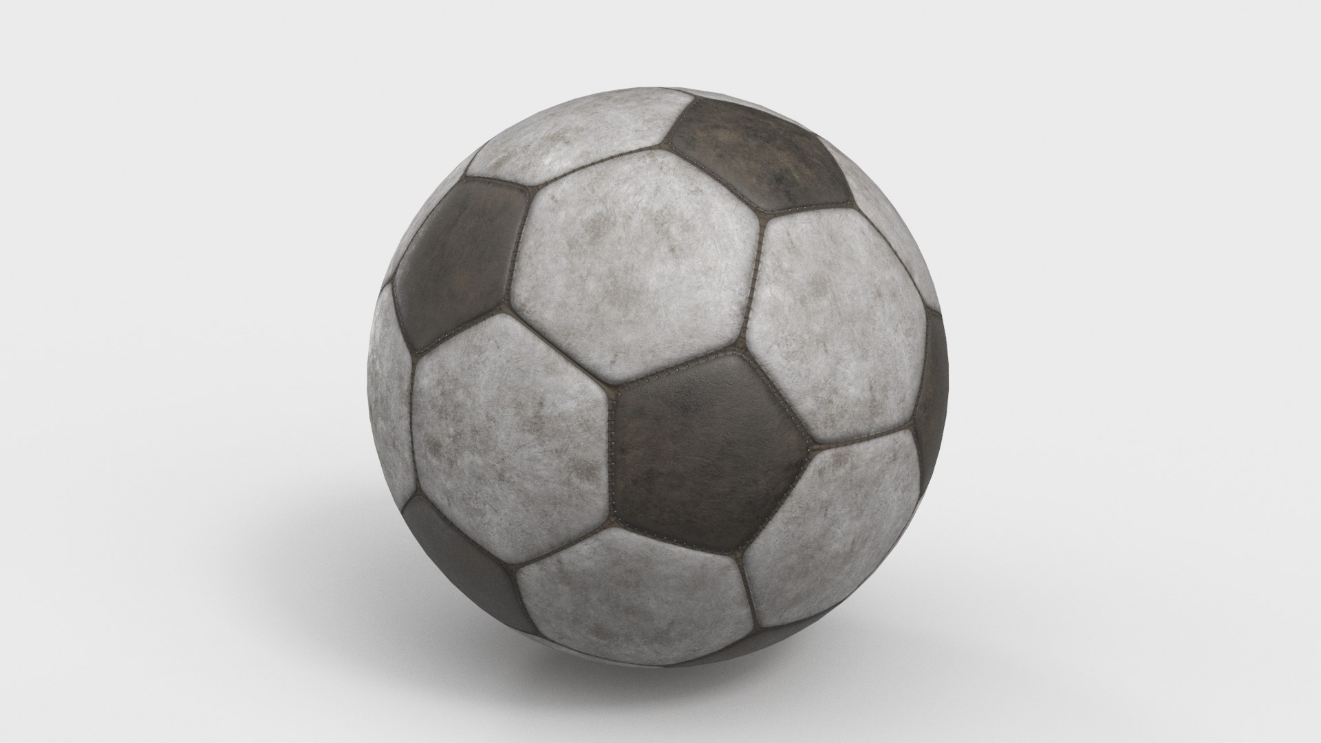 3D Soccer Ball Low Poly Dirty - TurboSquid 2185104