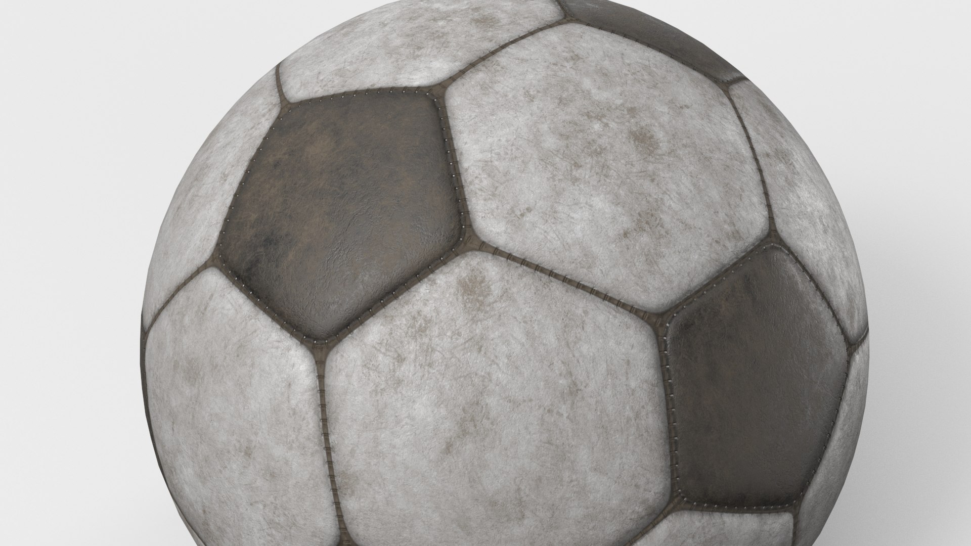 3D Soccer Ball Low Poly Dirty - TurboSquid 2185104
