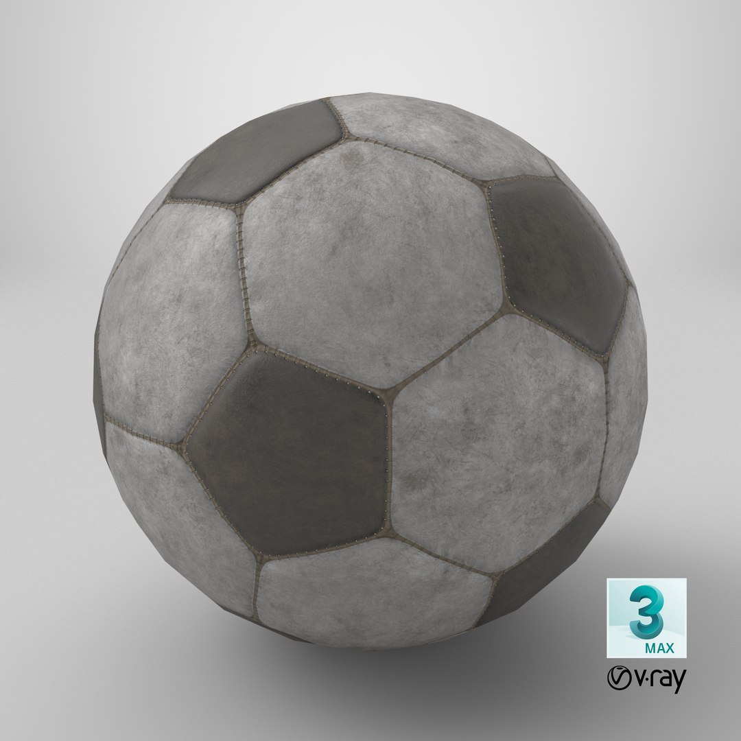 3D Soccer Ball Low Poly Dirty - TurboSquid 2185104