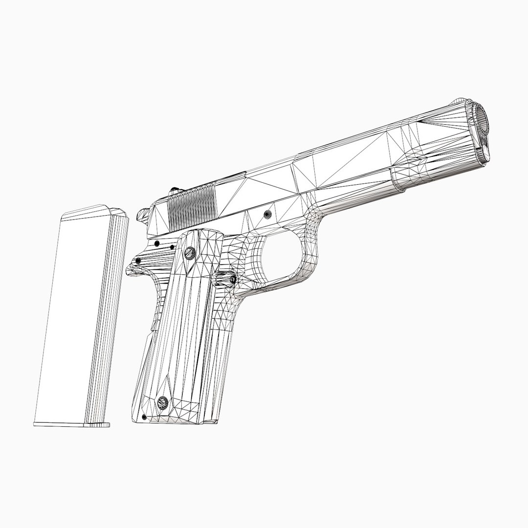 Colt 1911 Government Model - TurboSquid 1171367