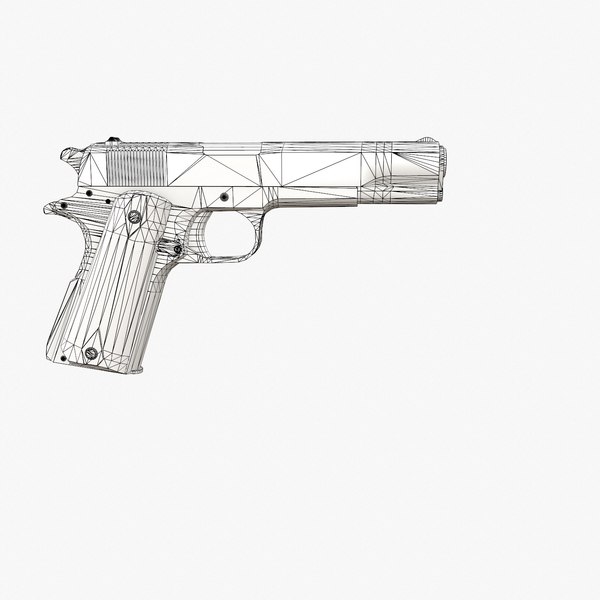 Colt 1911 government model - TurboSquid 1171367