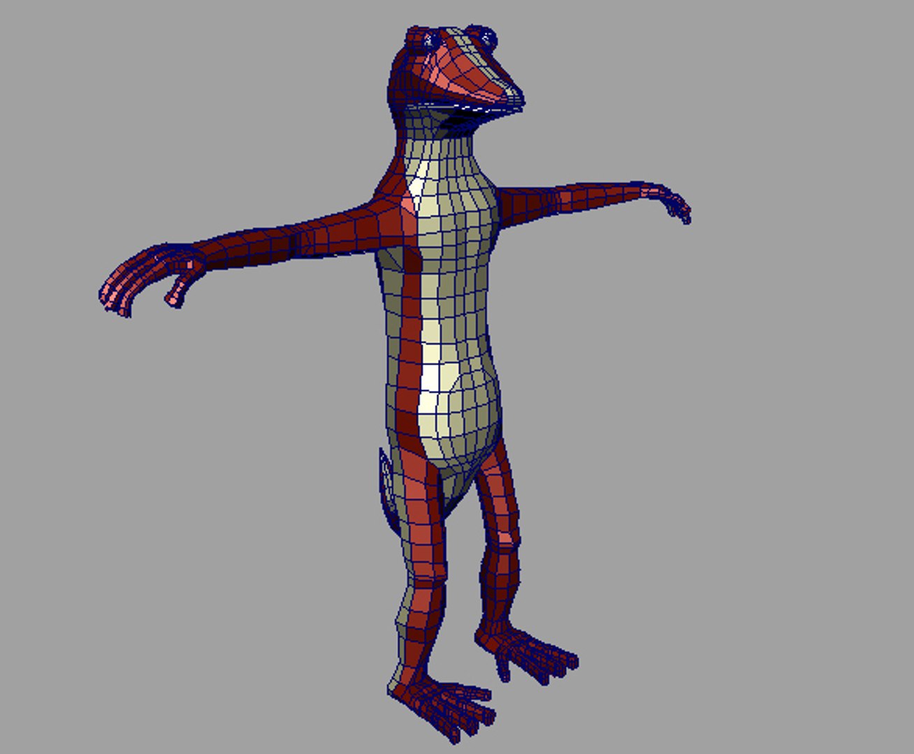 lizard - character 3d model