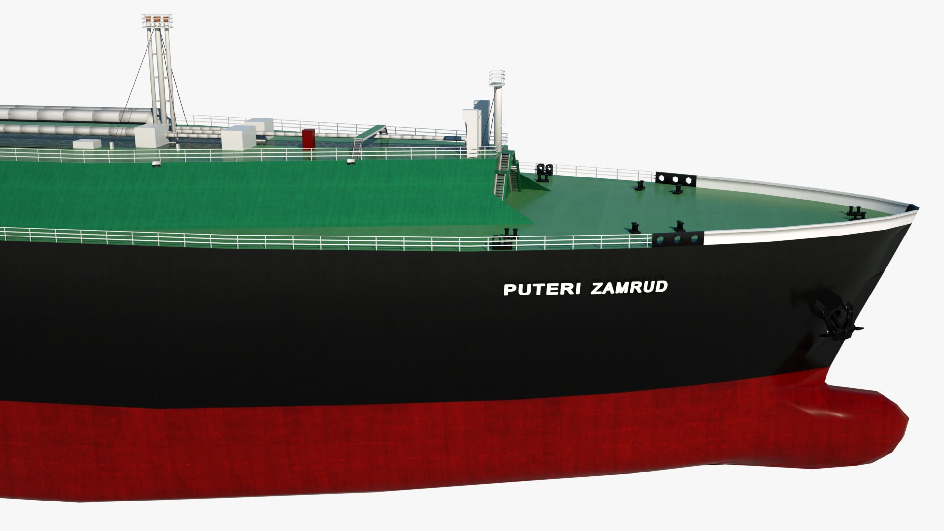 Oil tanker puteri zamrud 3D - TurboSquid 1279895