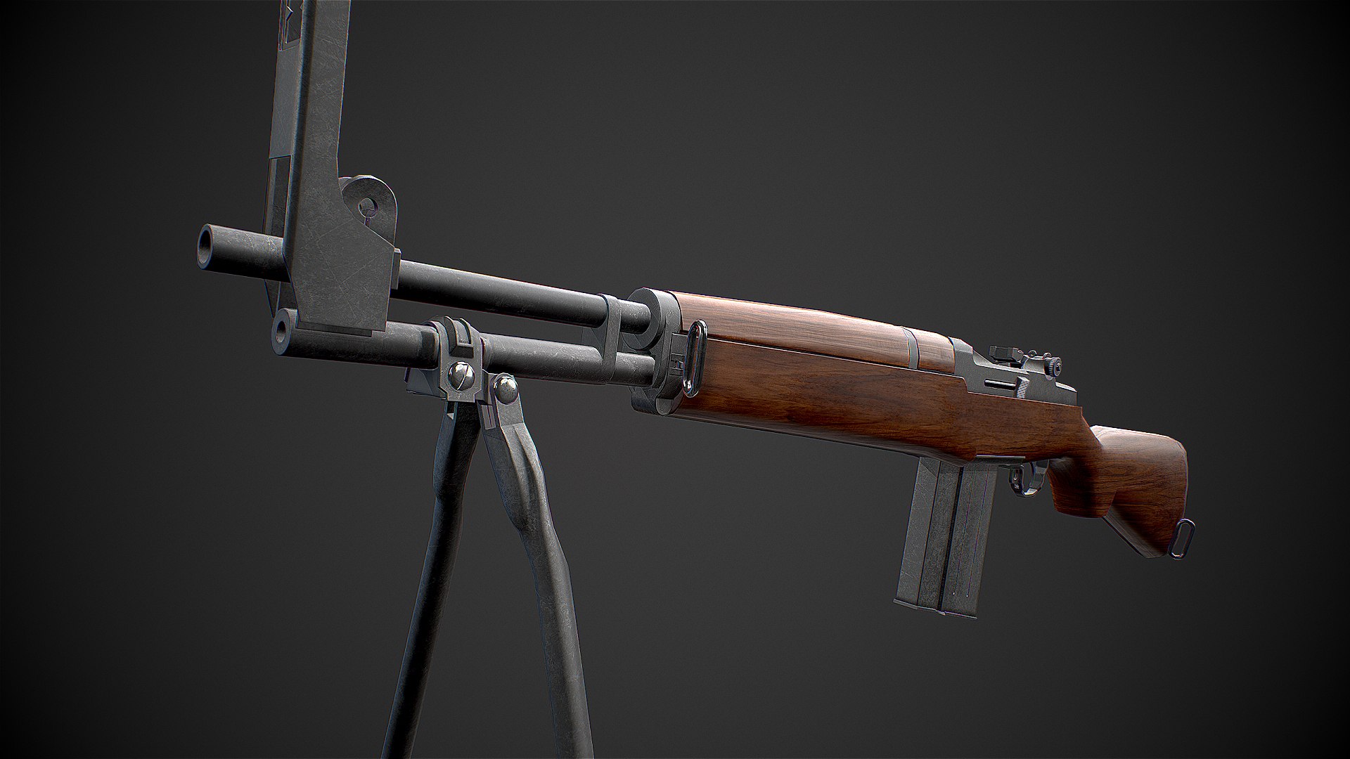 Beretta Bm 59 Rifle 3D Model - TurboSquid 1546137