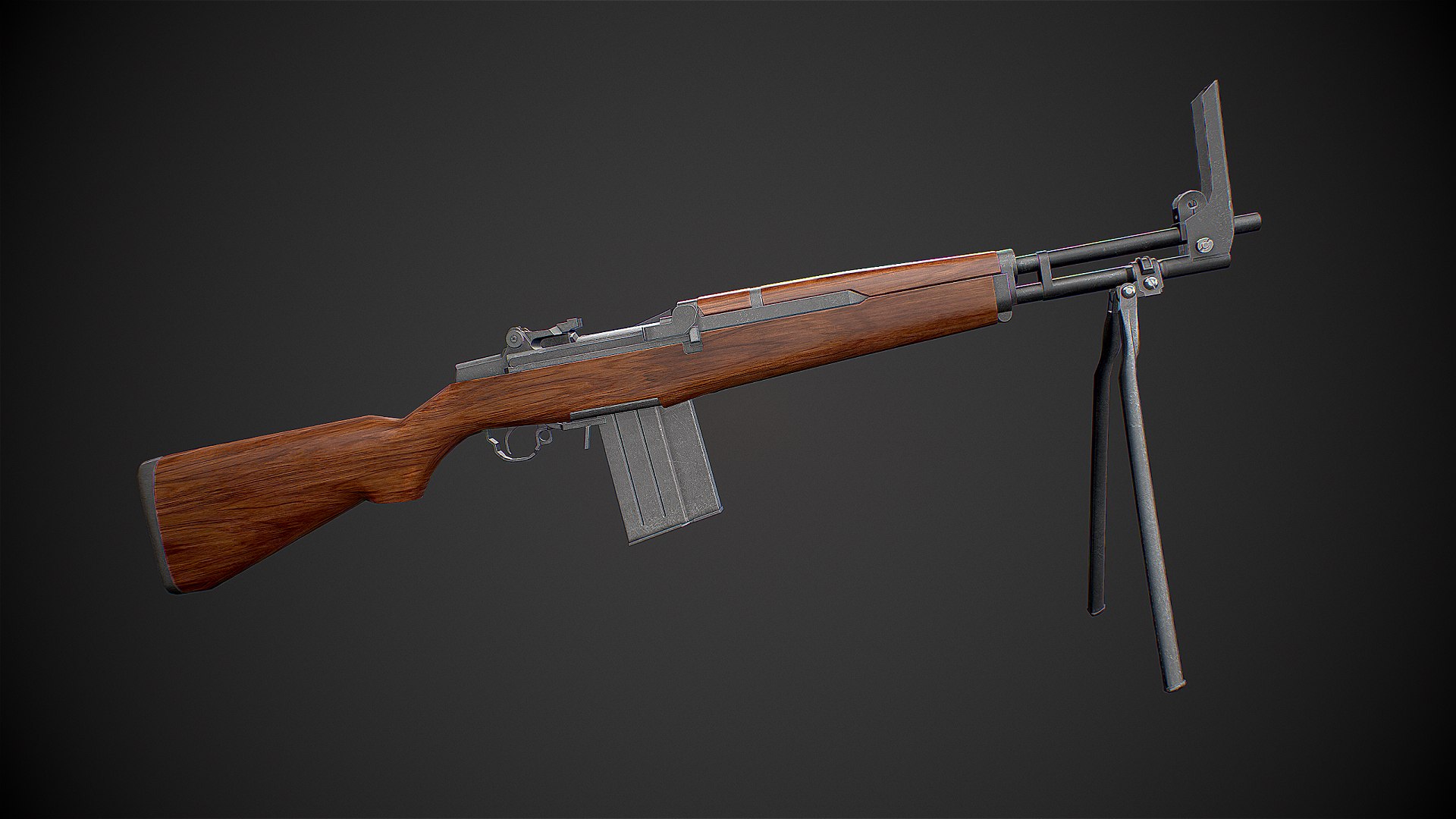 Beretta Bm 59 Rifle 3D Model - TurboSquid 1546137