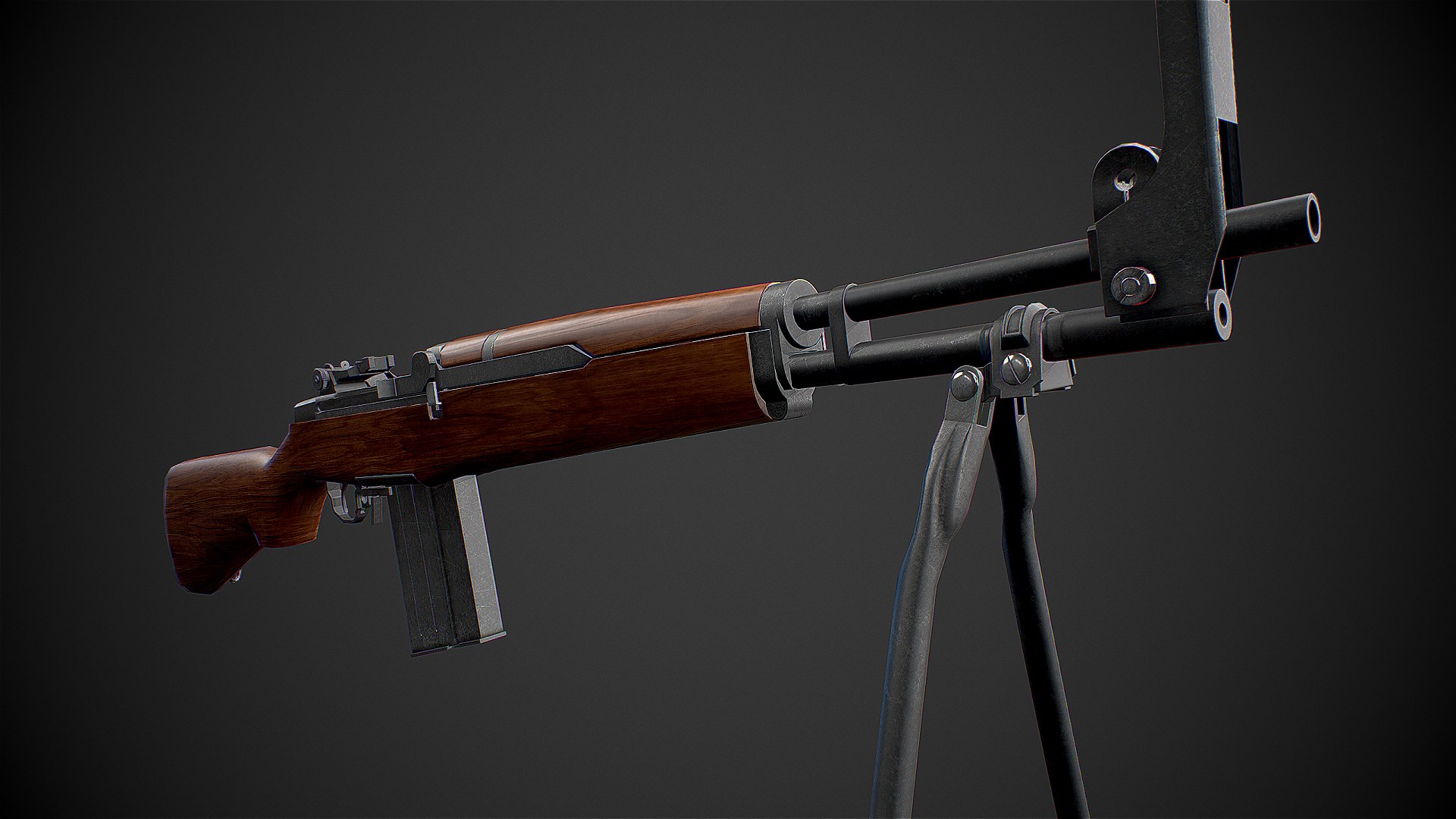Beretta Bm 59 Rifle 3D Model - TurboSquid 1546137