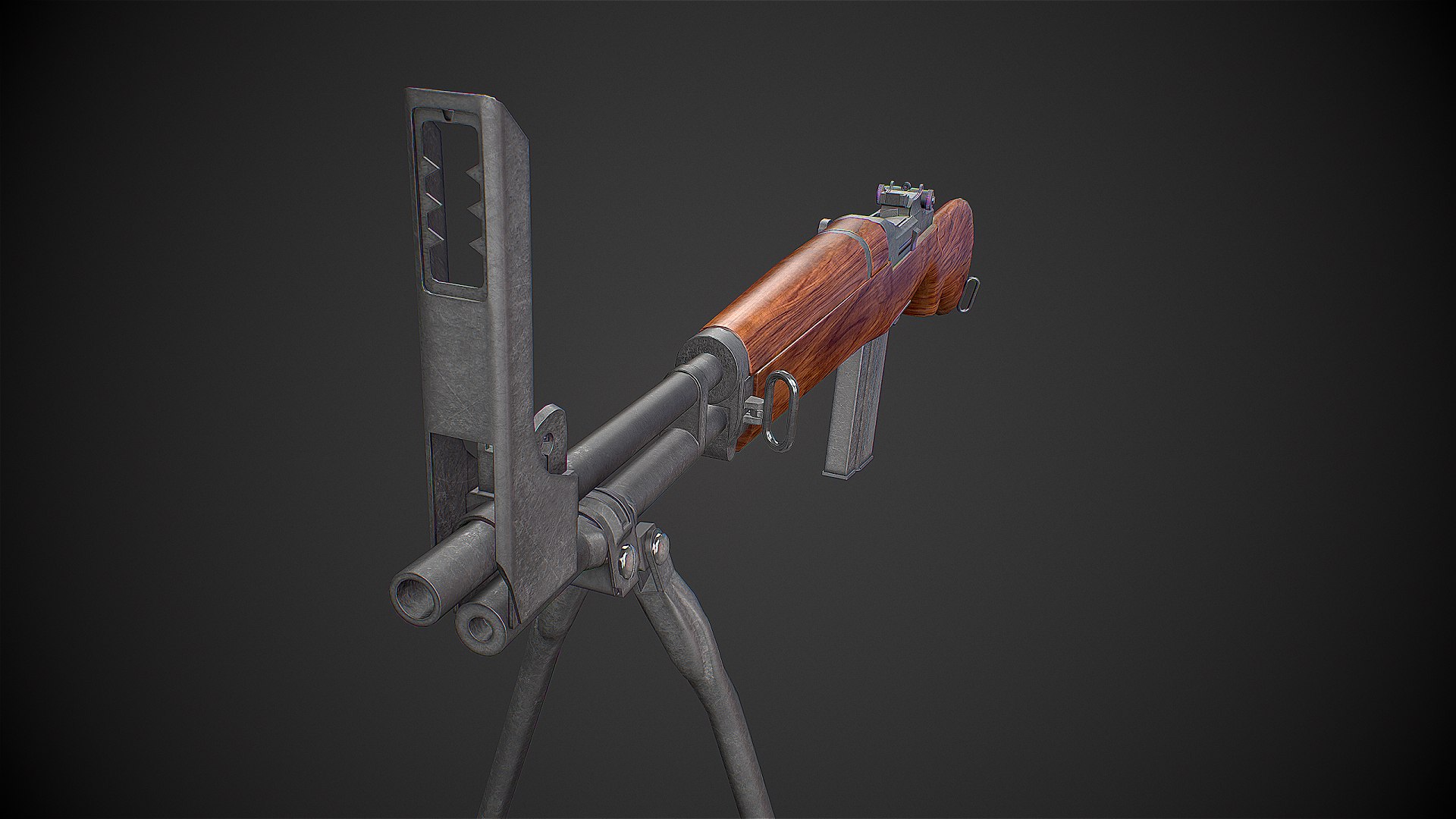 Beretta Bm 59 Rifle 3D Model - TurboSquid 1546137