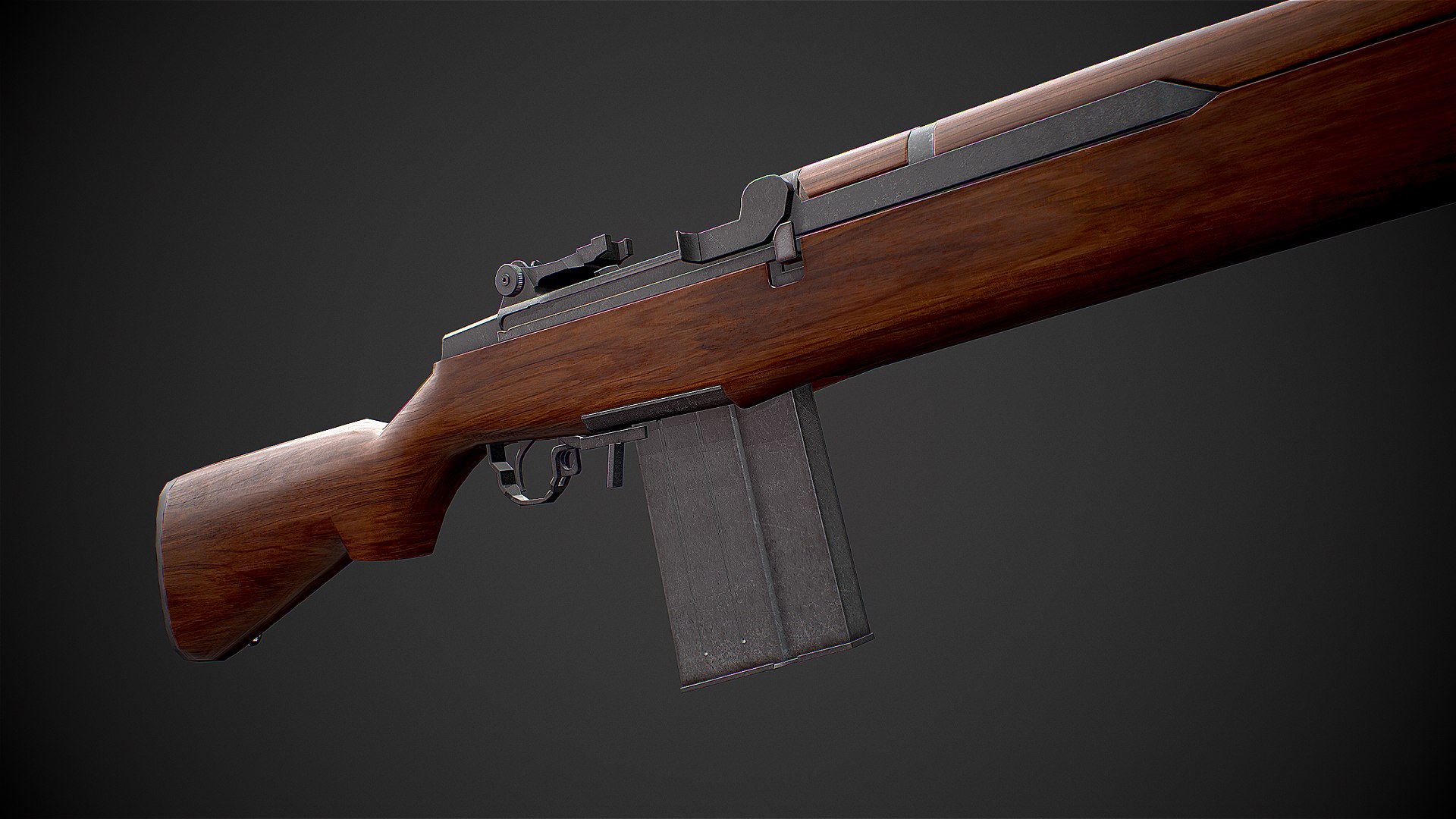 Beretta Bm 59 Rifle 3D Model - TurboSquid 1546137