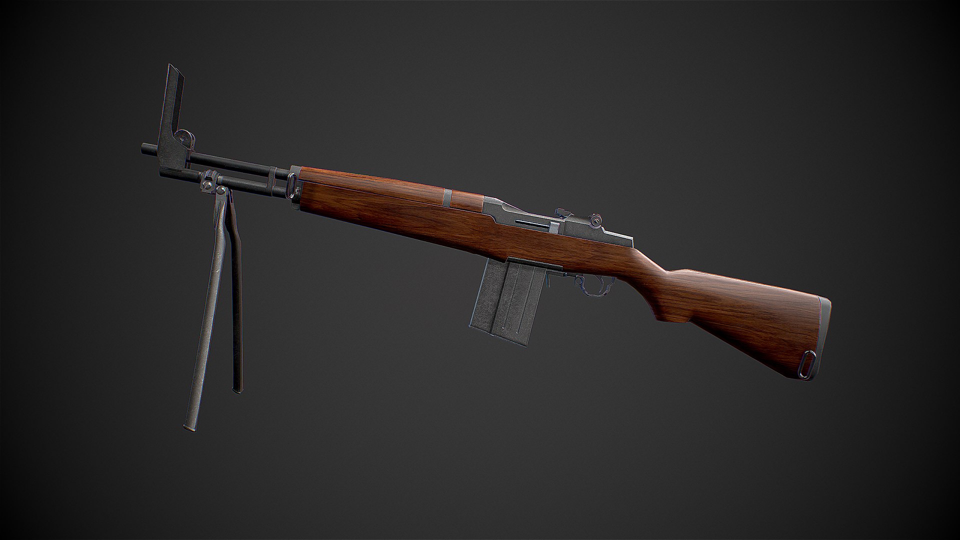Beretta Bm 59 Rifle 3D Model - TurboSquid 1546137
