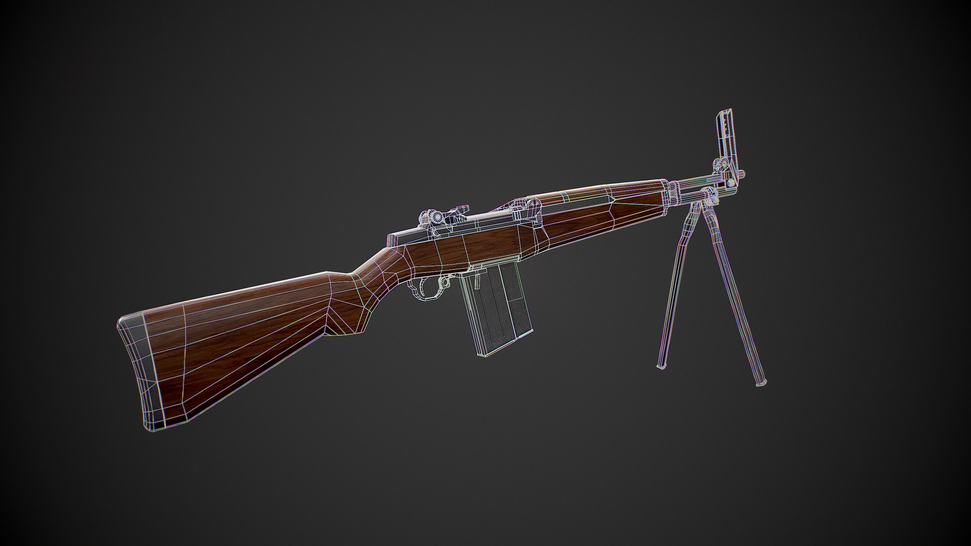 Beretta Bm 59 Rifle 3D Model - TurboSquid 1546137