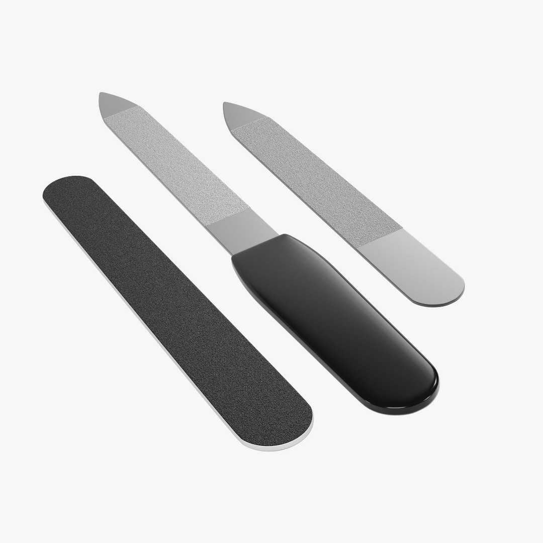 Nail Files 3d Model