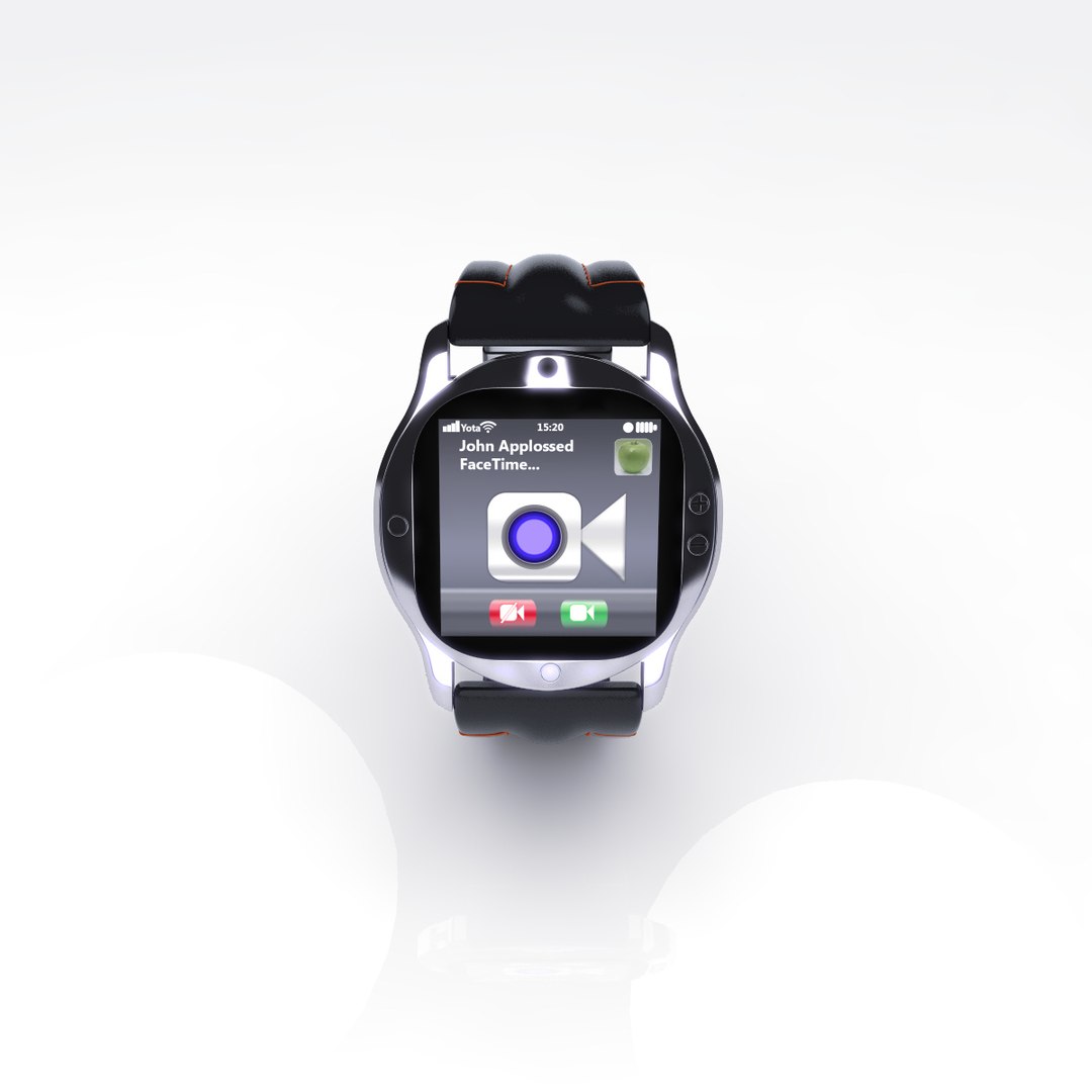 3d apple iwatch watch model