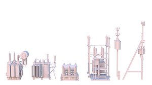 Power Station 3d Model