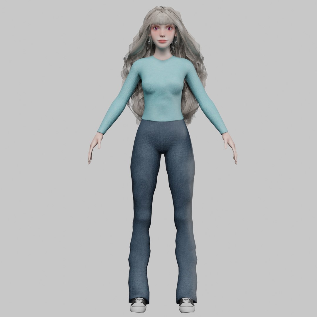 Pretty Classic Woman V39618 Model - TurboSquid 2265596