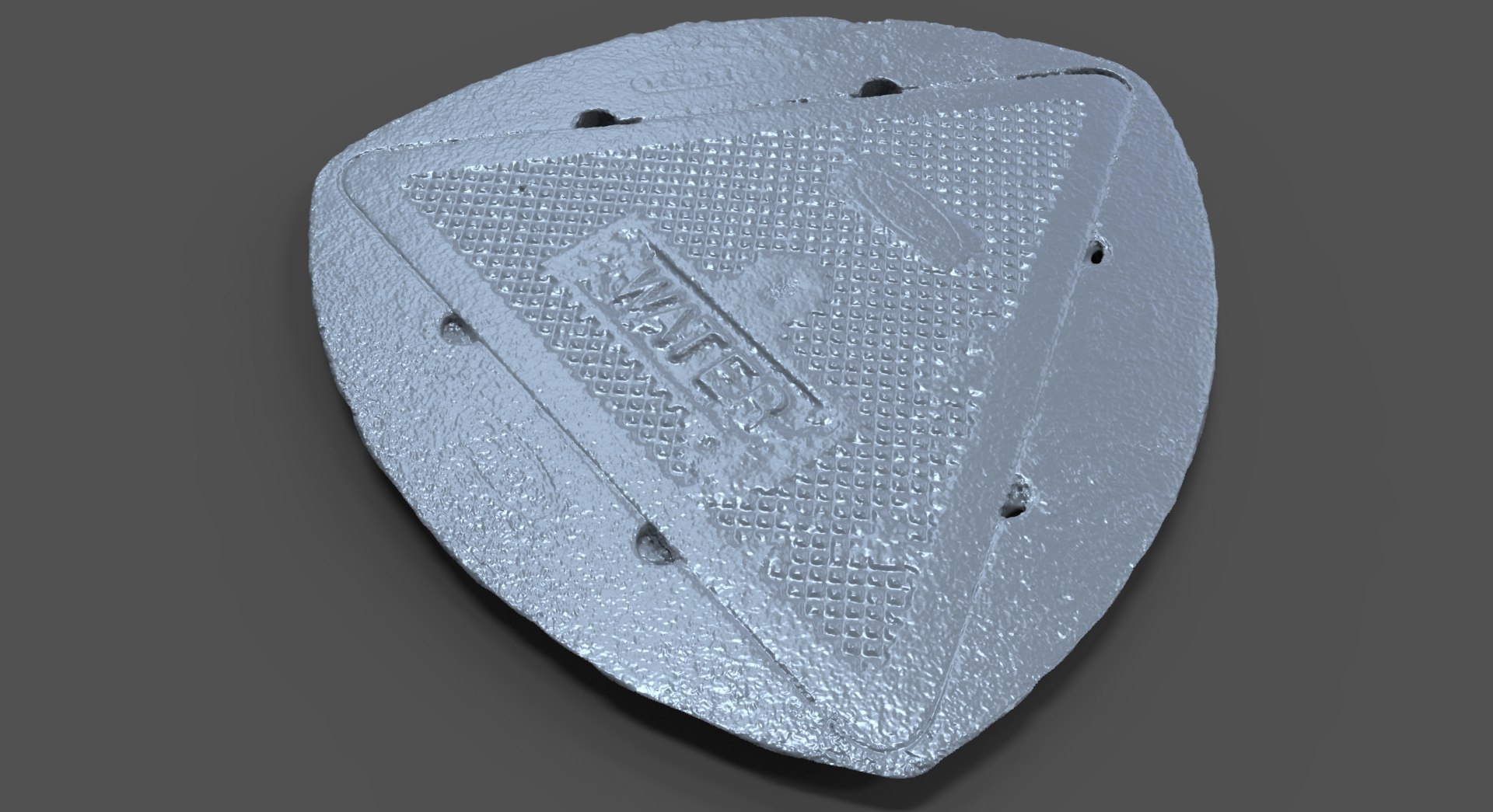 Water Utility Cover 3d Model