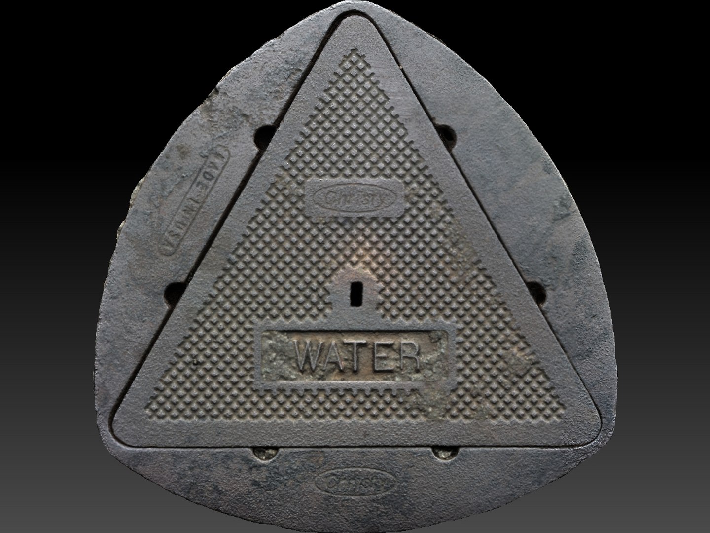 Water Utility Cover 3d Model
