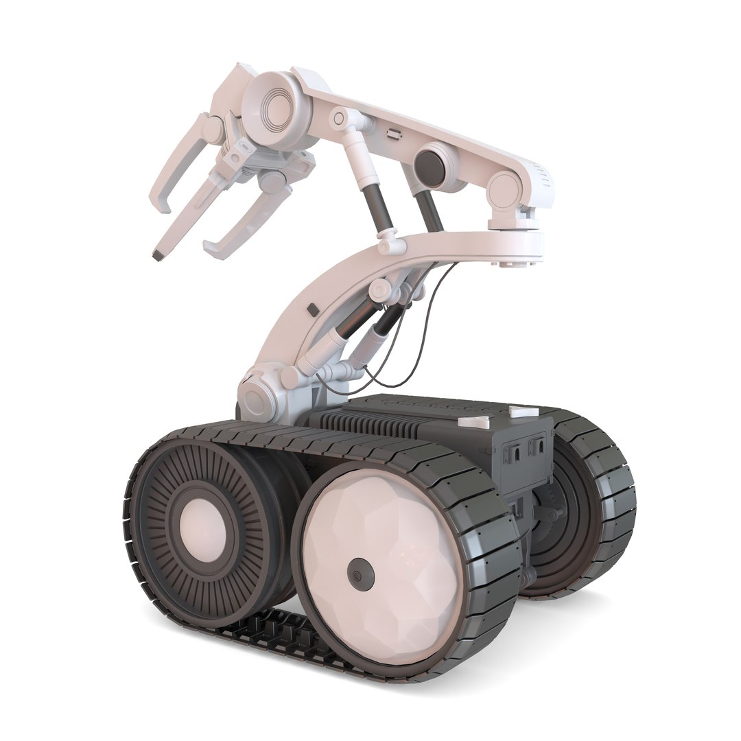 Manipulator On The Tracks Model - TurboSquid 2113124