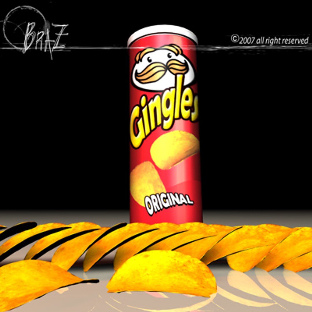 3d Model Chips Box