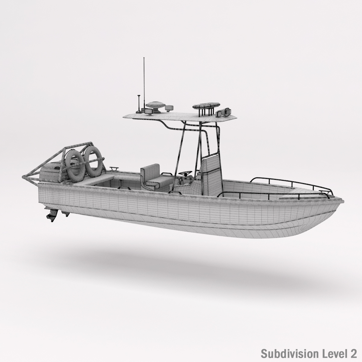 3ds max photo realistic police patrol