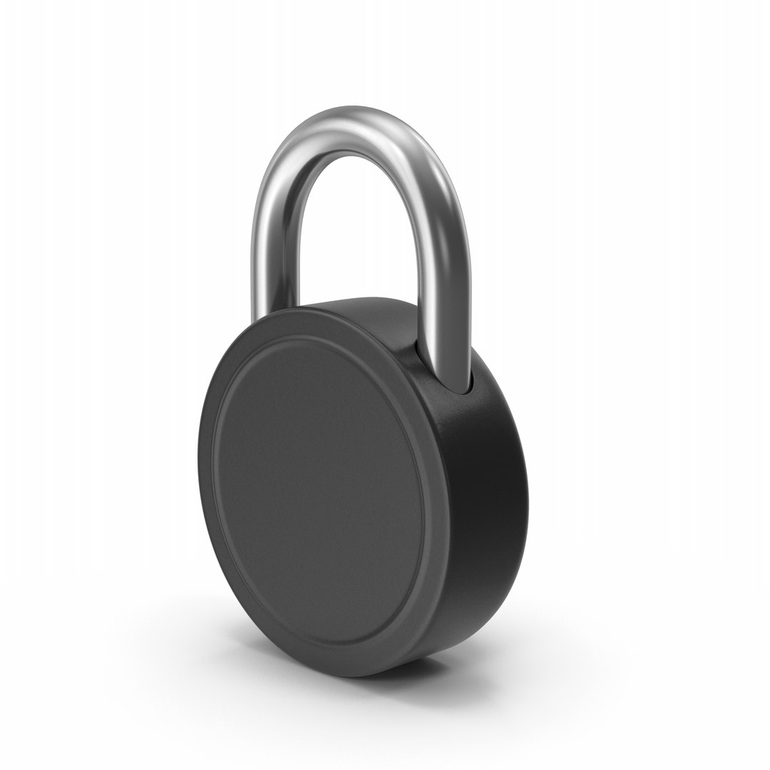 3D Model Combination Round Padlock - TurboSquid 2140120