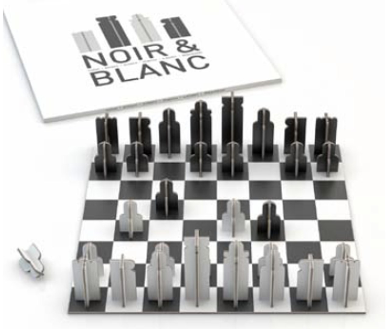 Noir Chess 3d Model