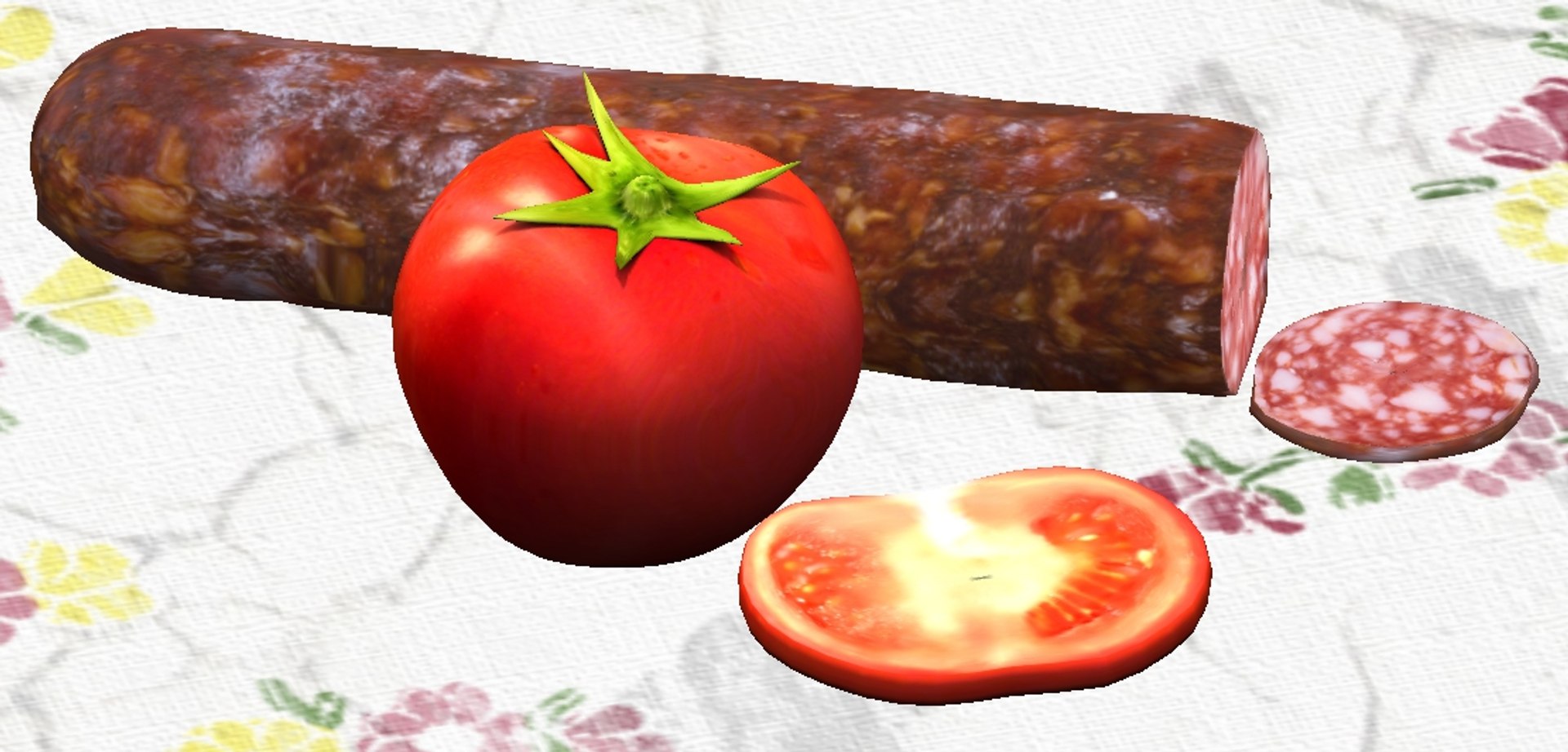 obj bread cheese tomato