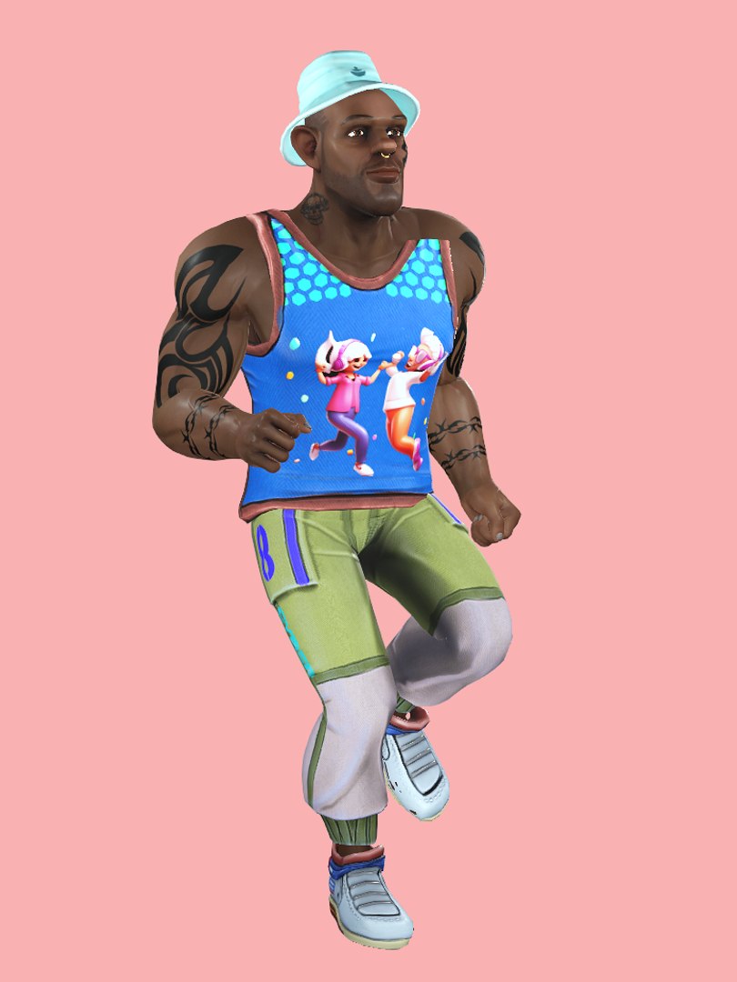 3D Model Cartoon Rigged Super Dancer Boy-Vibban Character 3D Model ...