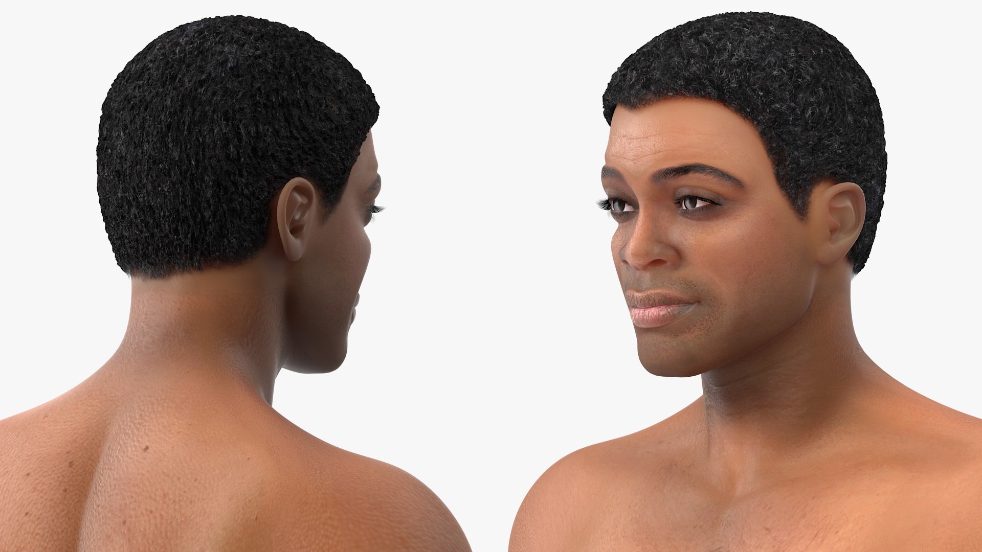 3D skin black man model - TurboSquid 1703673