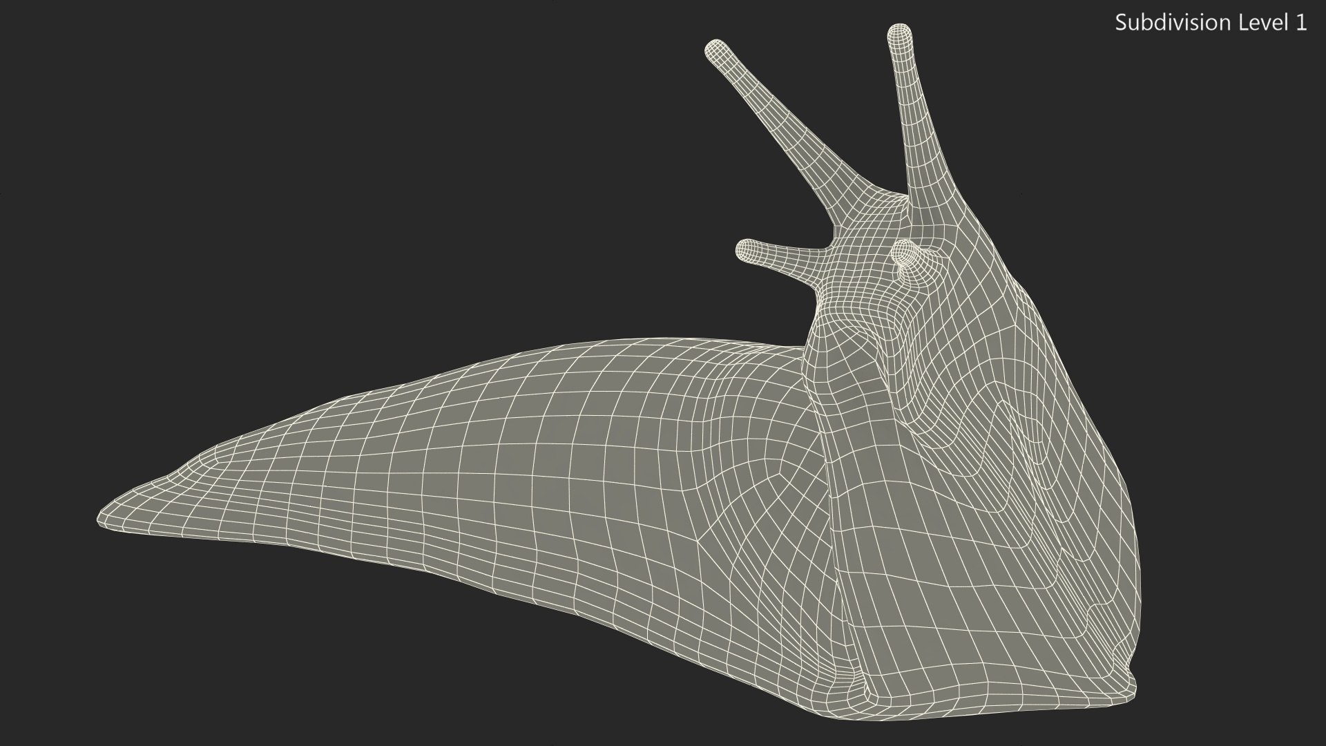 3D Black Slug Reaching Up Model - TurboSquid 2013416