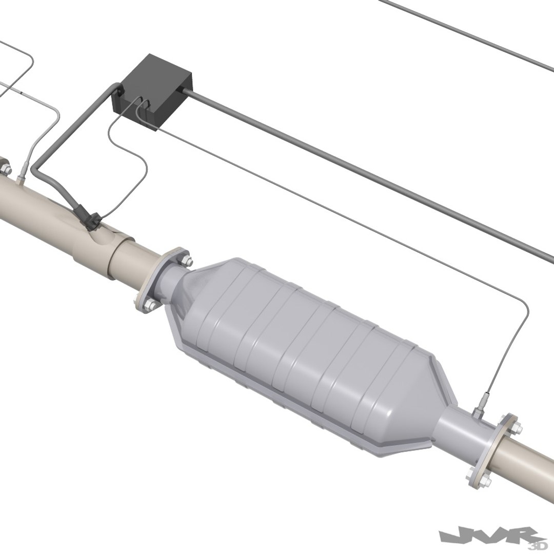 3d obj diesel exhaust - urea