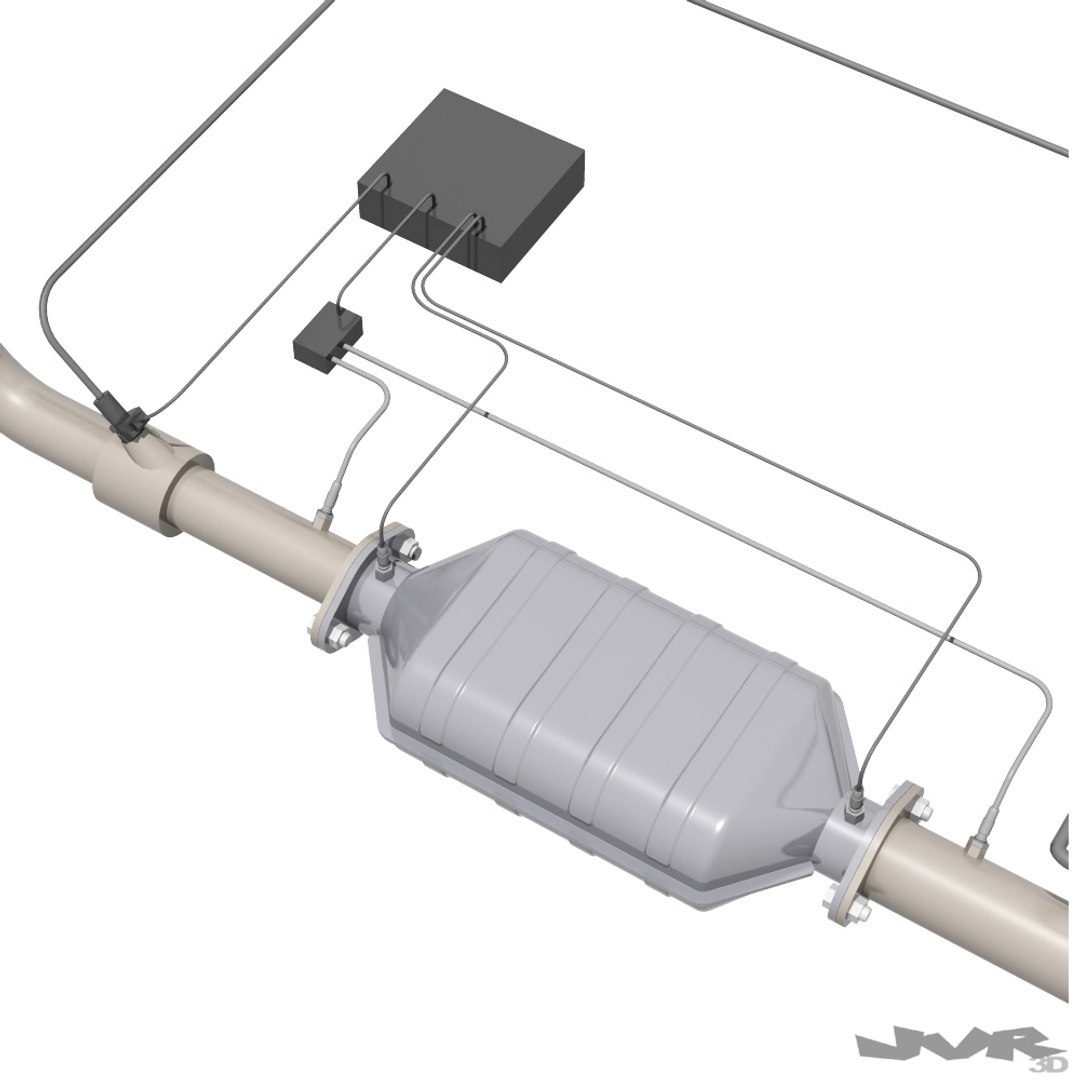 3d obj diesel exhaust - urea