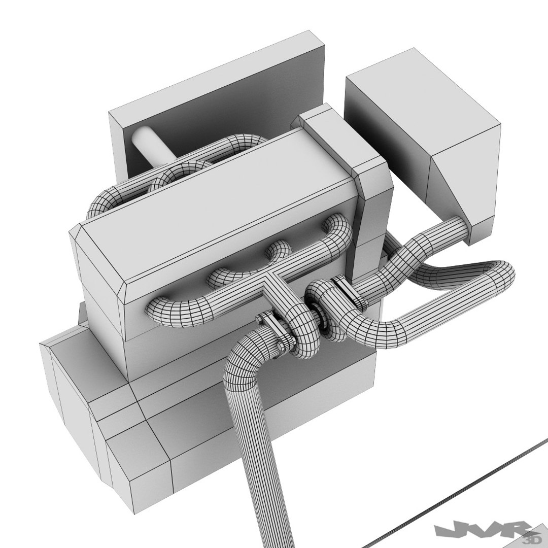 3d obj diesel exhaust - urea