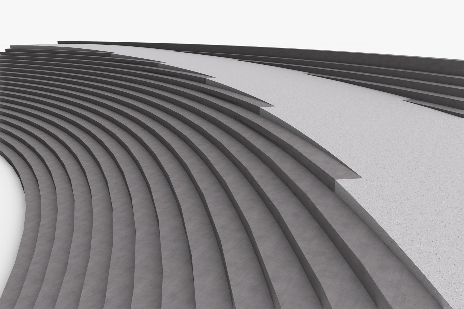 Circular Stair Ramp Blend Landscape 3D Model - TurboSquid 2047013