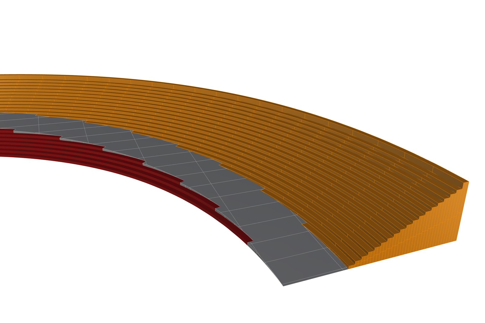 Circular Stair Ramp Blend Landscape 3D Model - TurboSquid 2047013